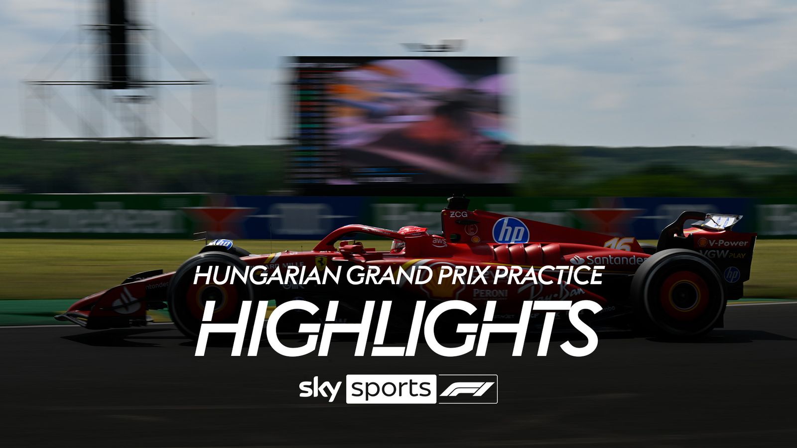 Hungarian GP: Carlos Sainz tops Practice One from Max Verstappen as Ferrari produce improved ...