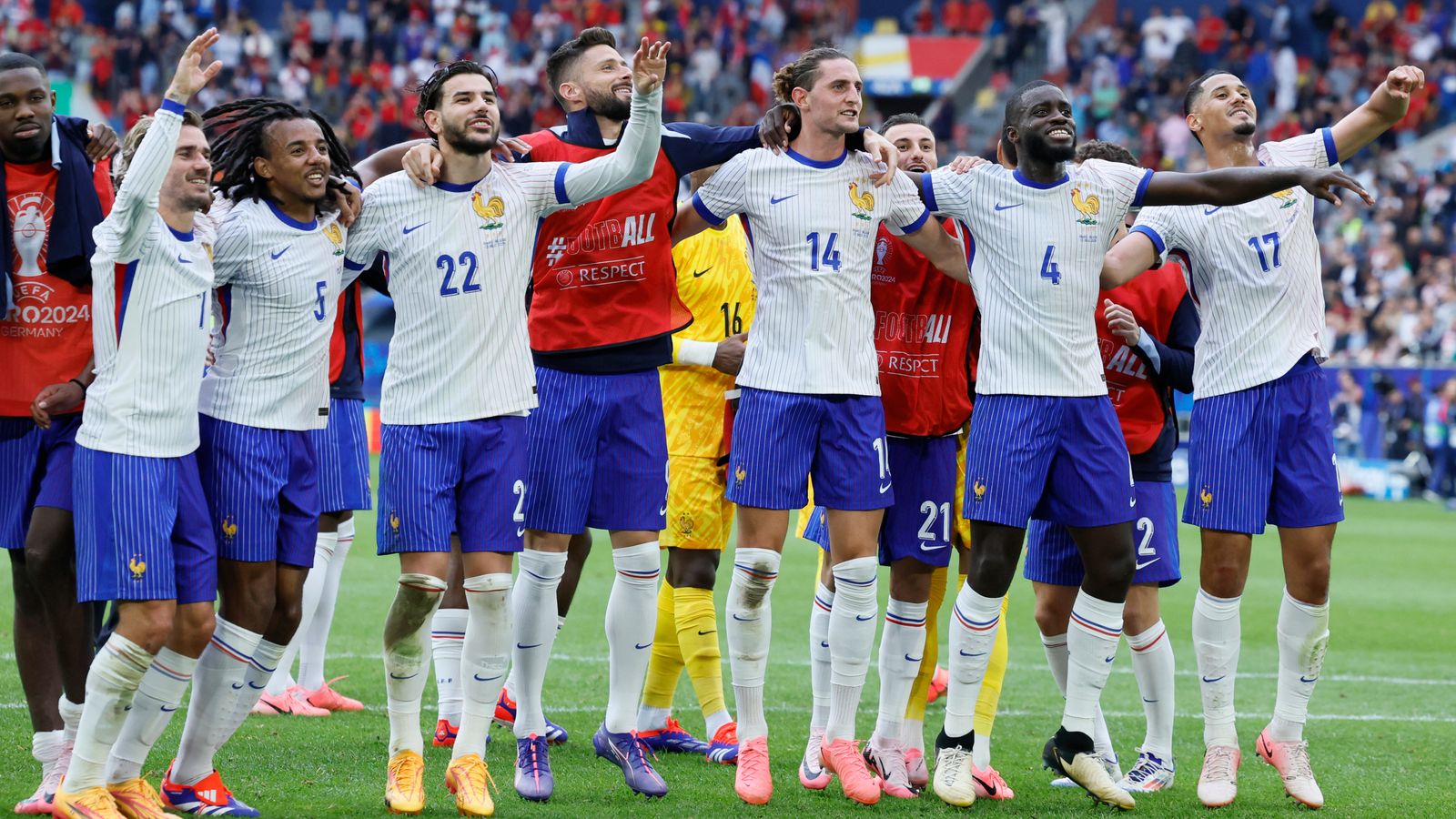 Euro 2024 - France 1-0 Belgium: Didier Deschamps' side labour into the ...