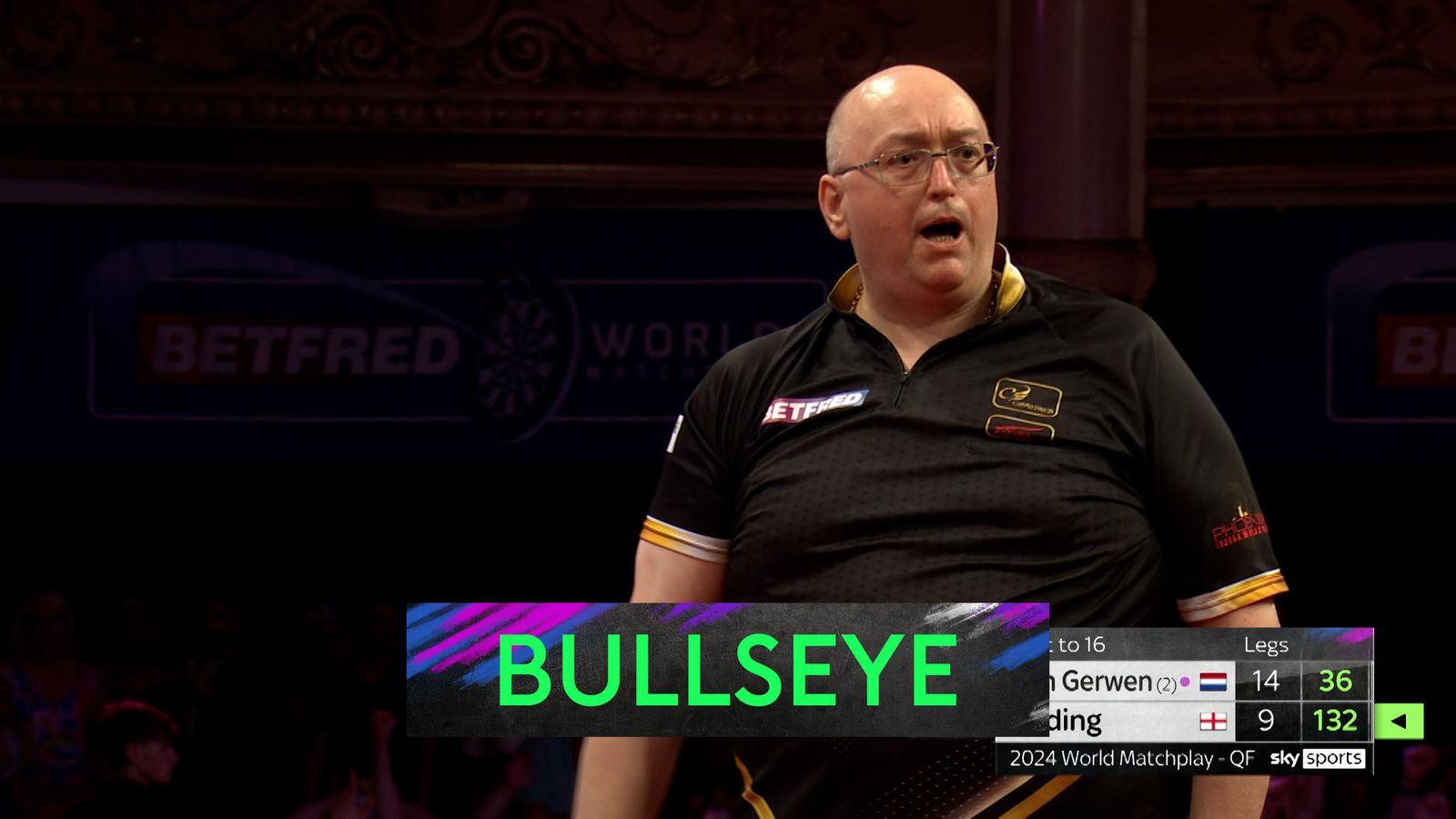 Andrew Gilding hits brilliant 132 checkout | Darts News | Sky Sports