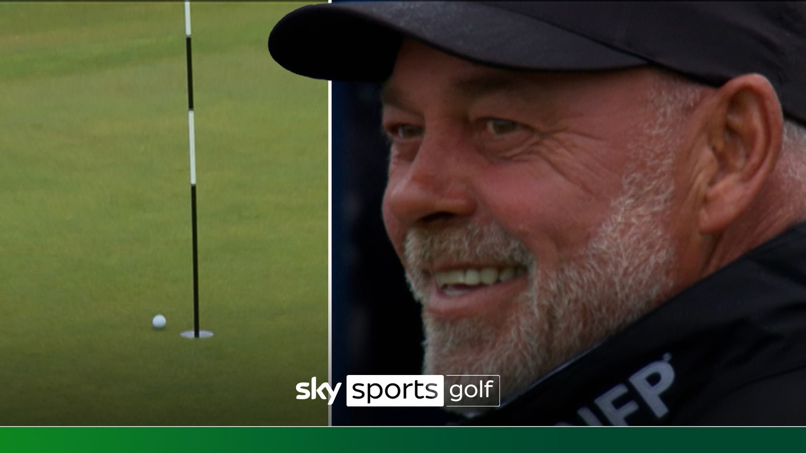 2011 Open champion Darren Clarke Inches from hole-in-one at the Postage ...