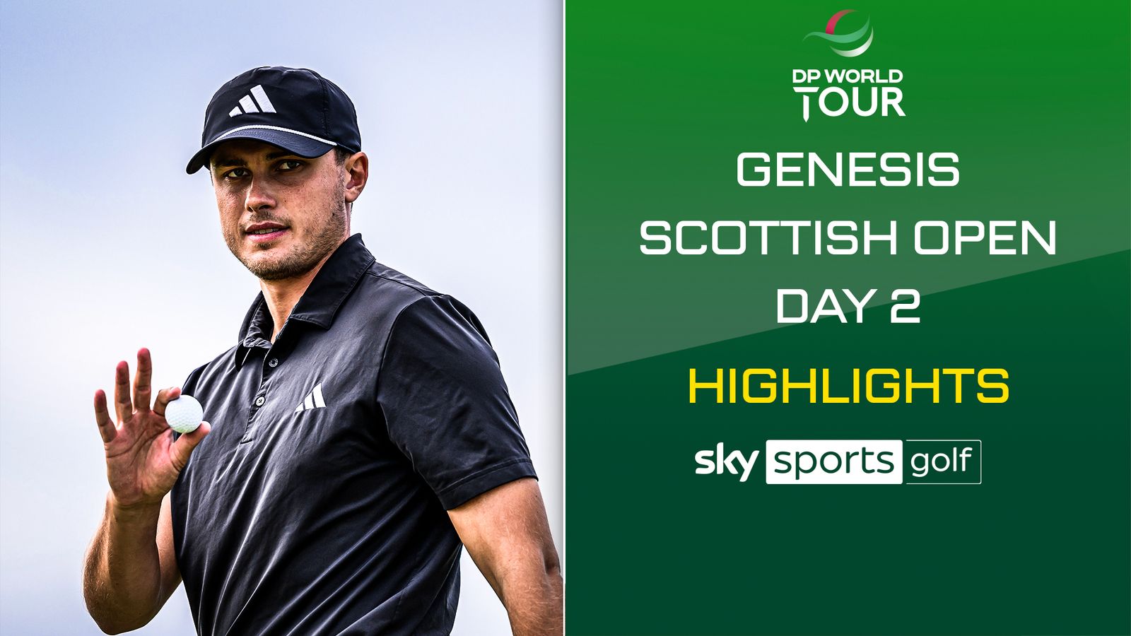 Ludvig Åberg leads after Day 2 | Genesis Scottish Open | Golf News | Sky Sports