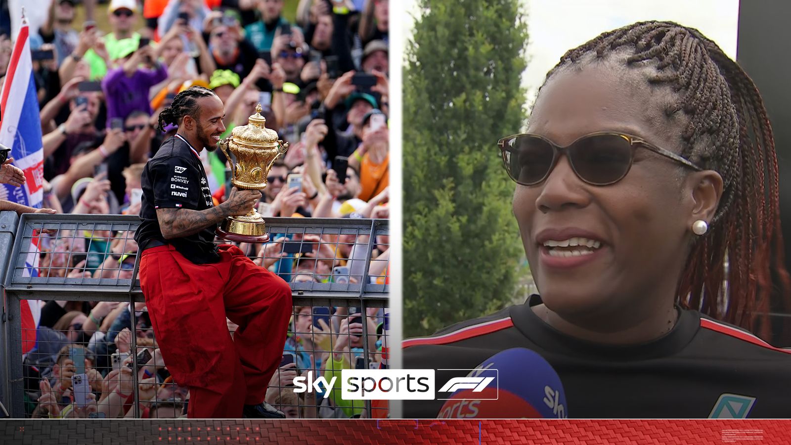 'I shed a tear!' | Fans react to Lewis Hamilton's historic British GP ...