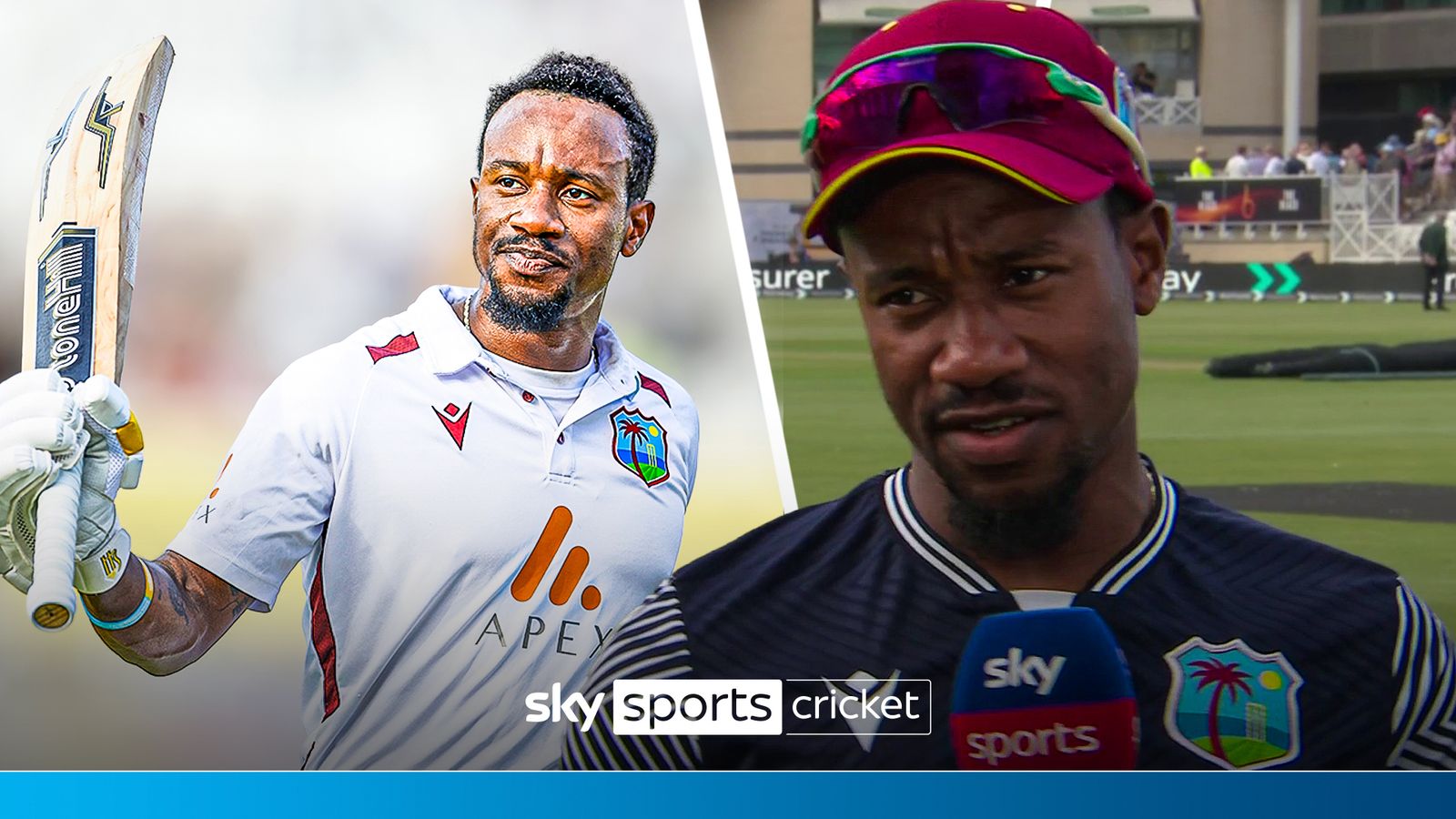 England vs West Indies: Kevam Hodge says first Test century felt like a ...