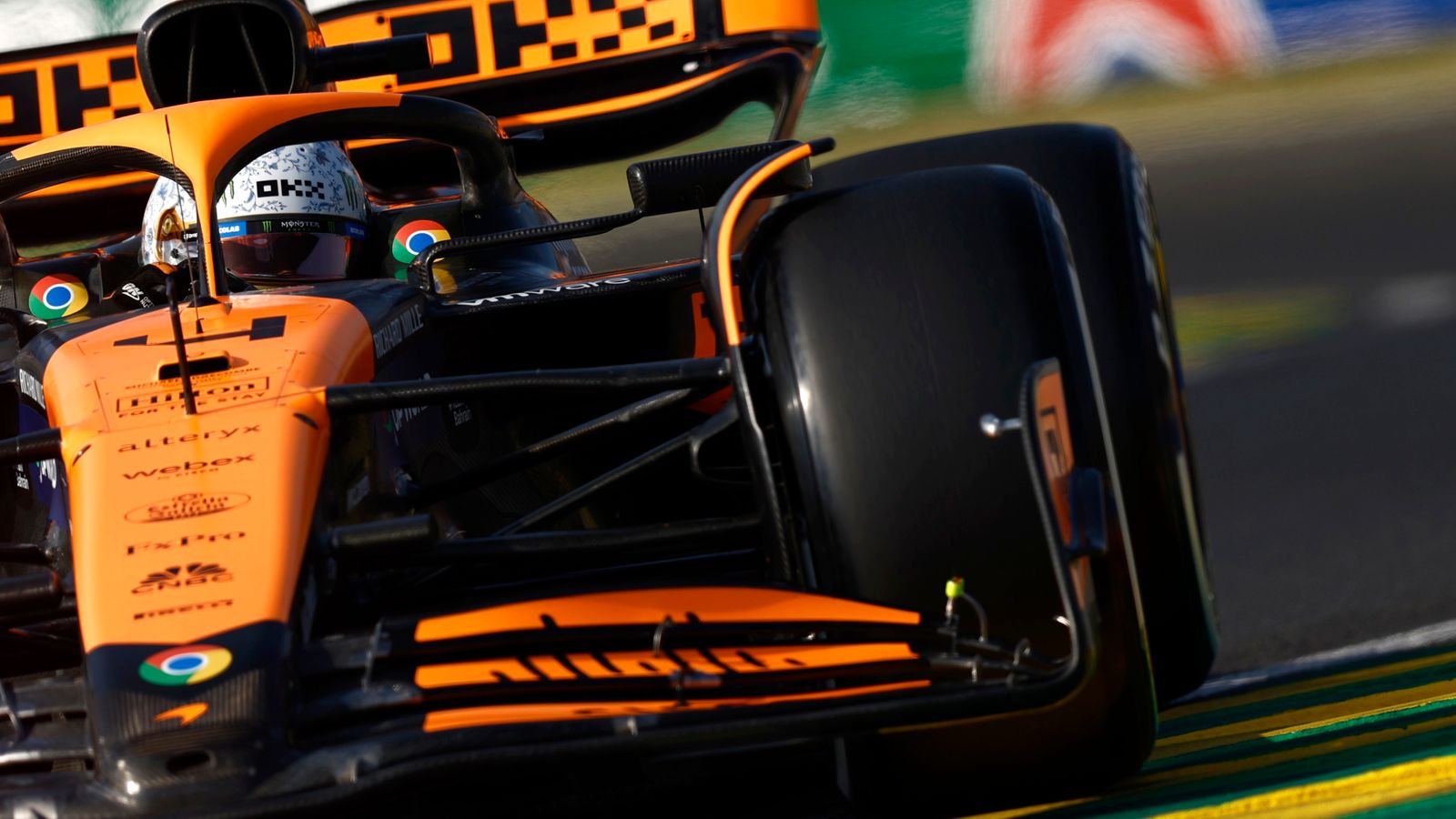 Hungarian GP: Lando Norris quickest for fast McLaren in Practice Two but Charles Leclerc crashes ...