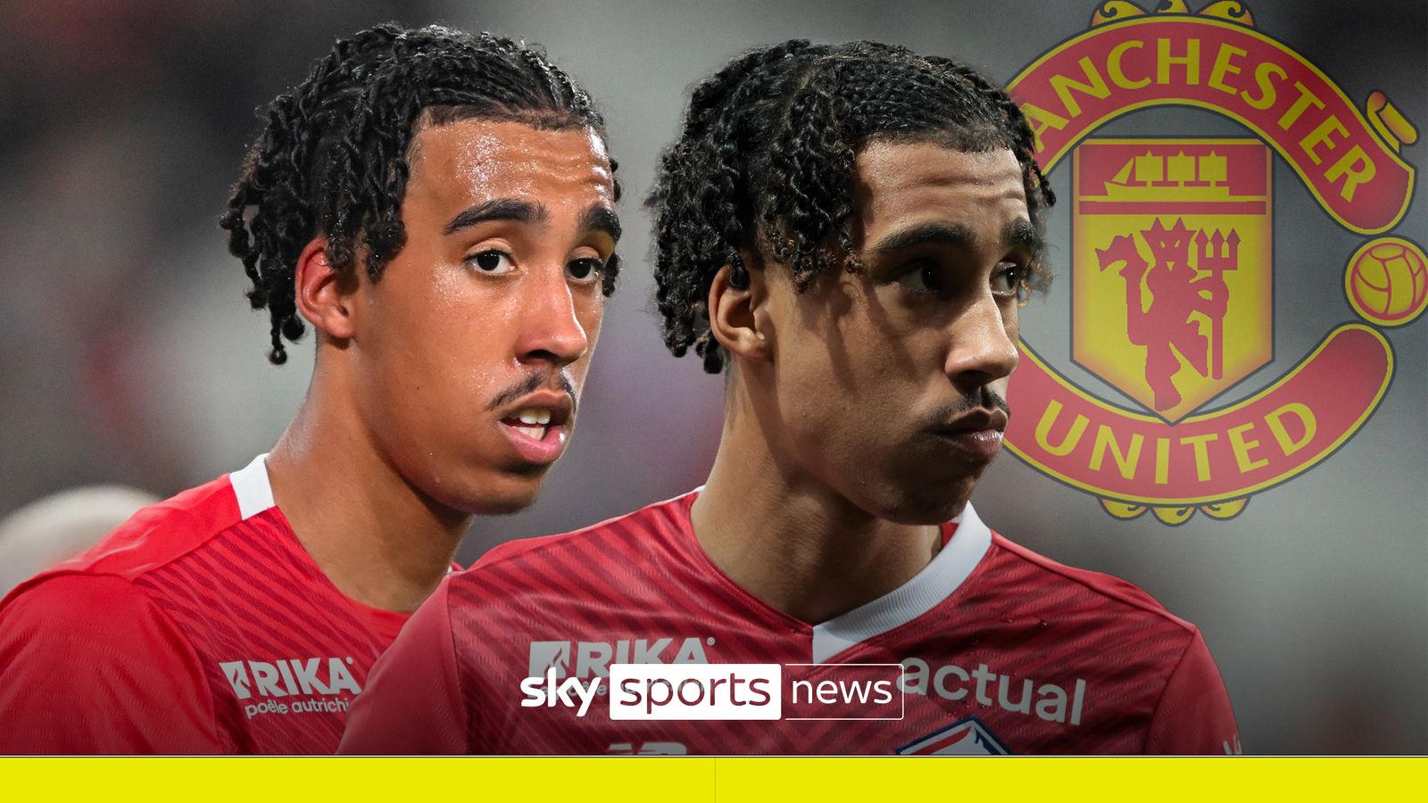 Leny Yoro: Lille defender completes Manchester United medical after £ ...