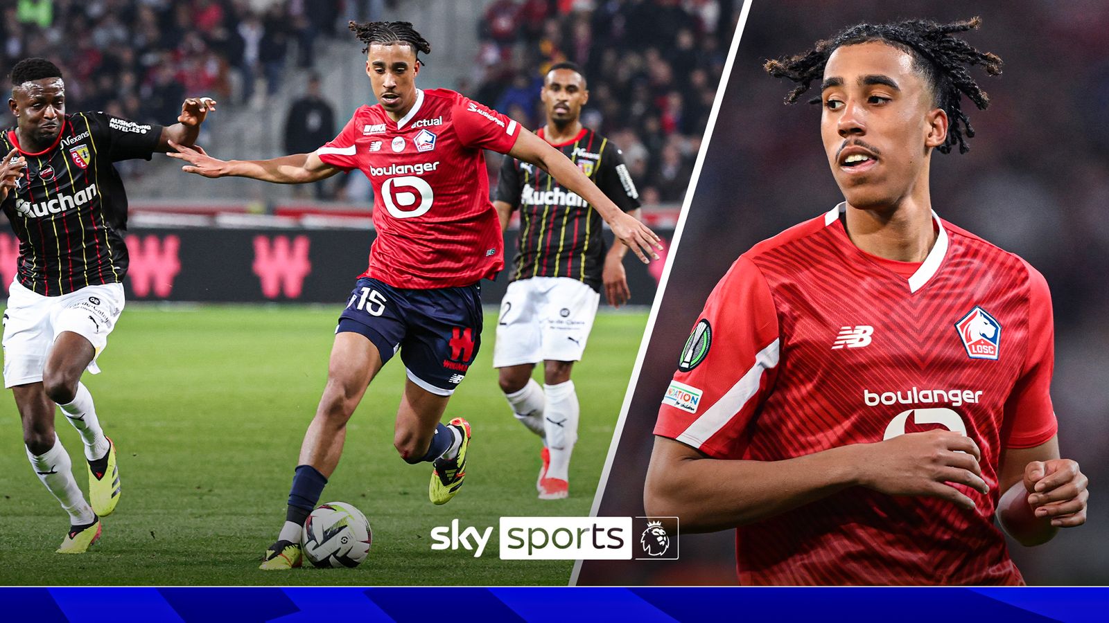 Leny Yoro: Lille defender completes Manchester United medical after £ ...