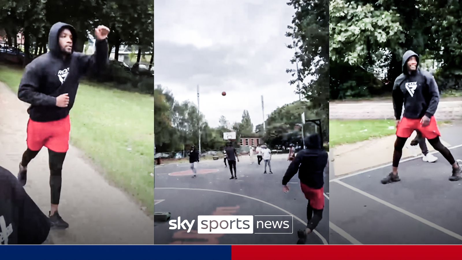 Real or fake? Did UFC star Leon Edwards hit wild basketball trick shot ...