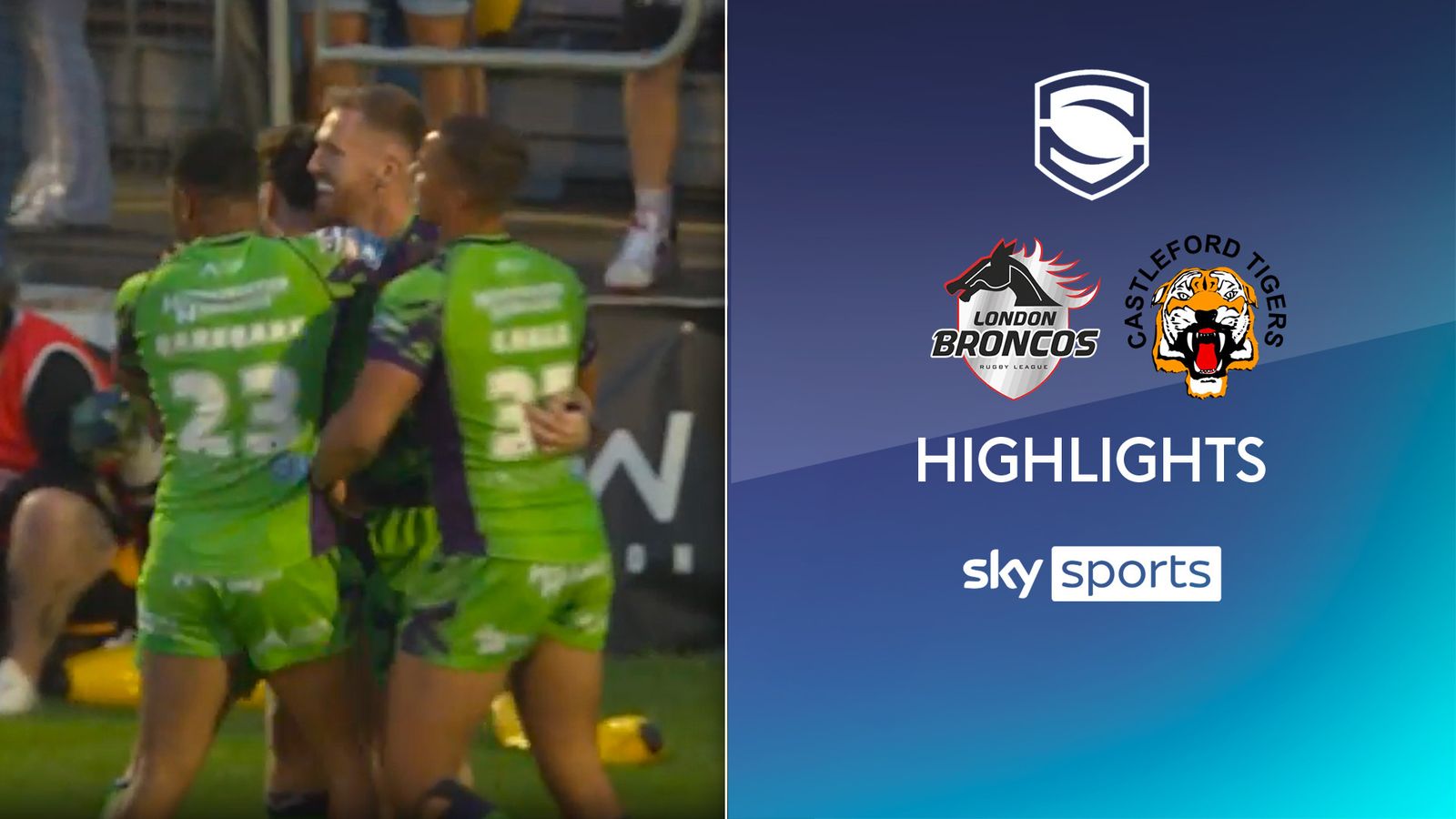 London Broncos 20-34 Castleford Tigers | Super League highlights ...