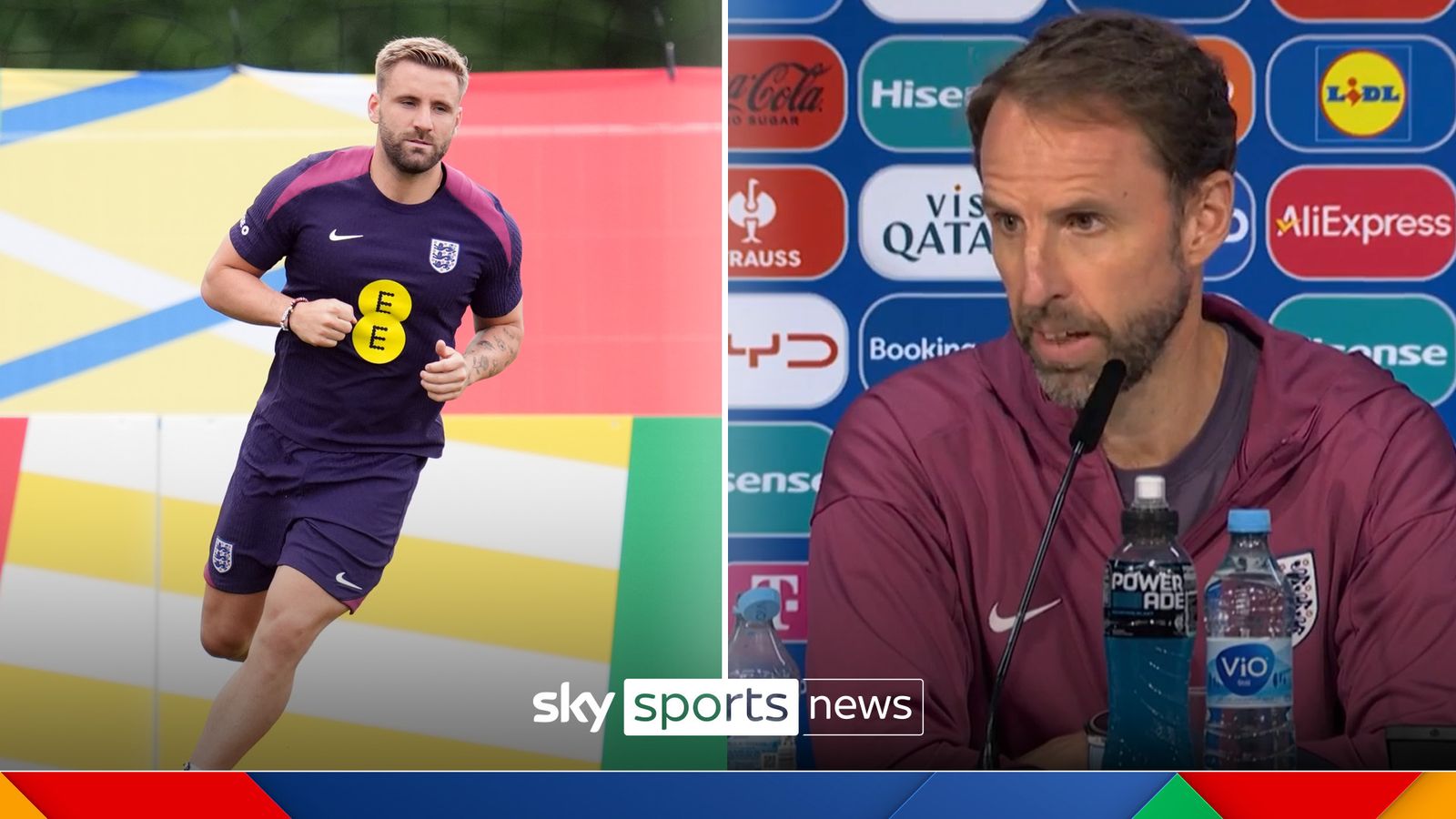 Gareth Southgate: Luke Shaw is available to start against Switzerland ...