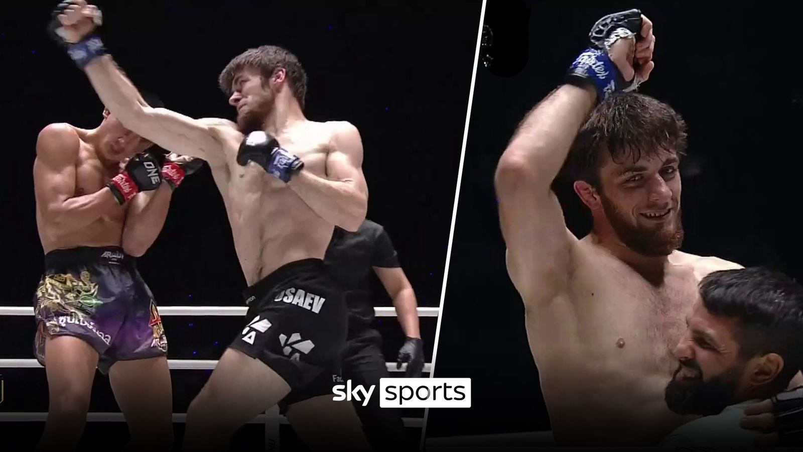 Ilyas Musaev's ferocious flurry KOs opponent | WWE News | Sky Sports