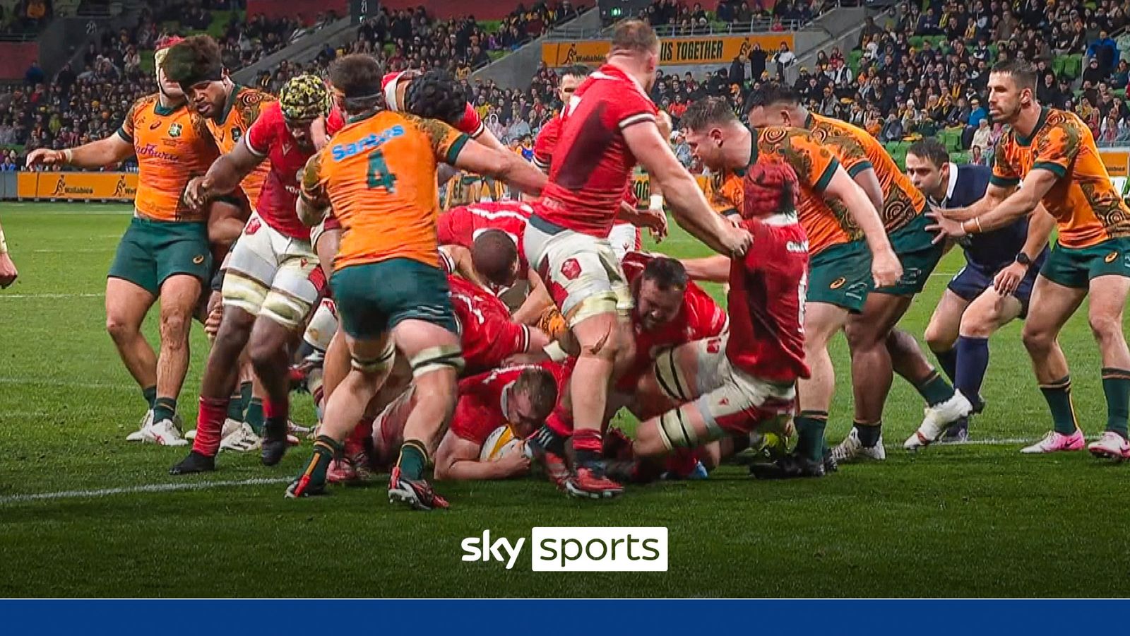 Australia vs Wales: DOUBLE! Welsh maul out in force as Lake gets second ...