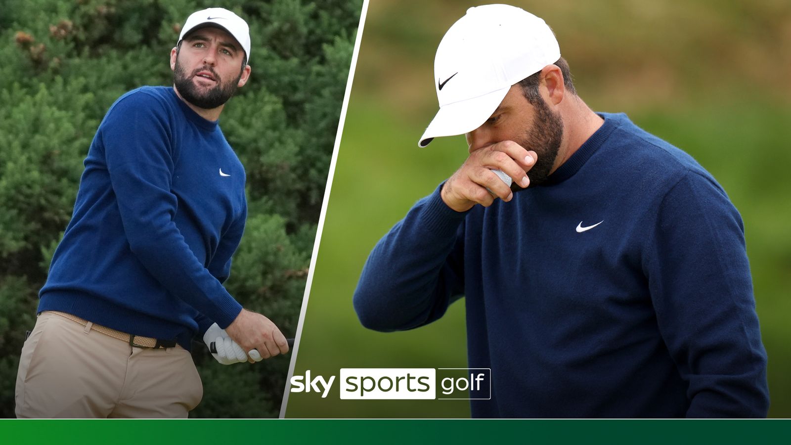 The Open: Scottie Scheffler tops tee shot 150 yards during final round ...