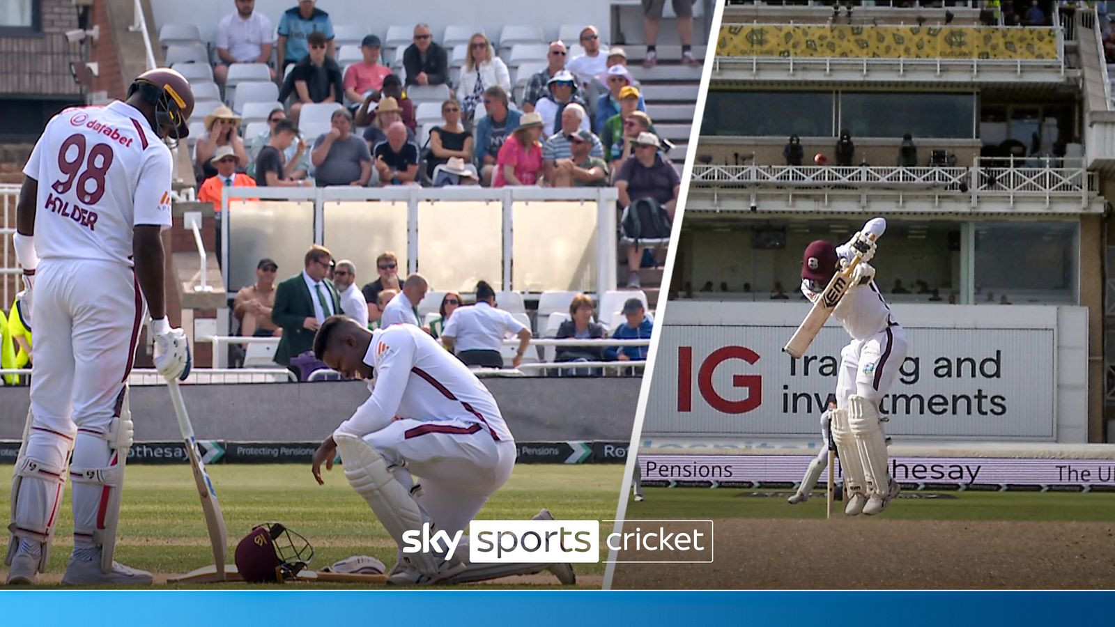 England vs West Indies: Mark Wood's brutal bouncer dismisses Kevin ...