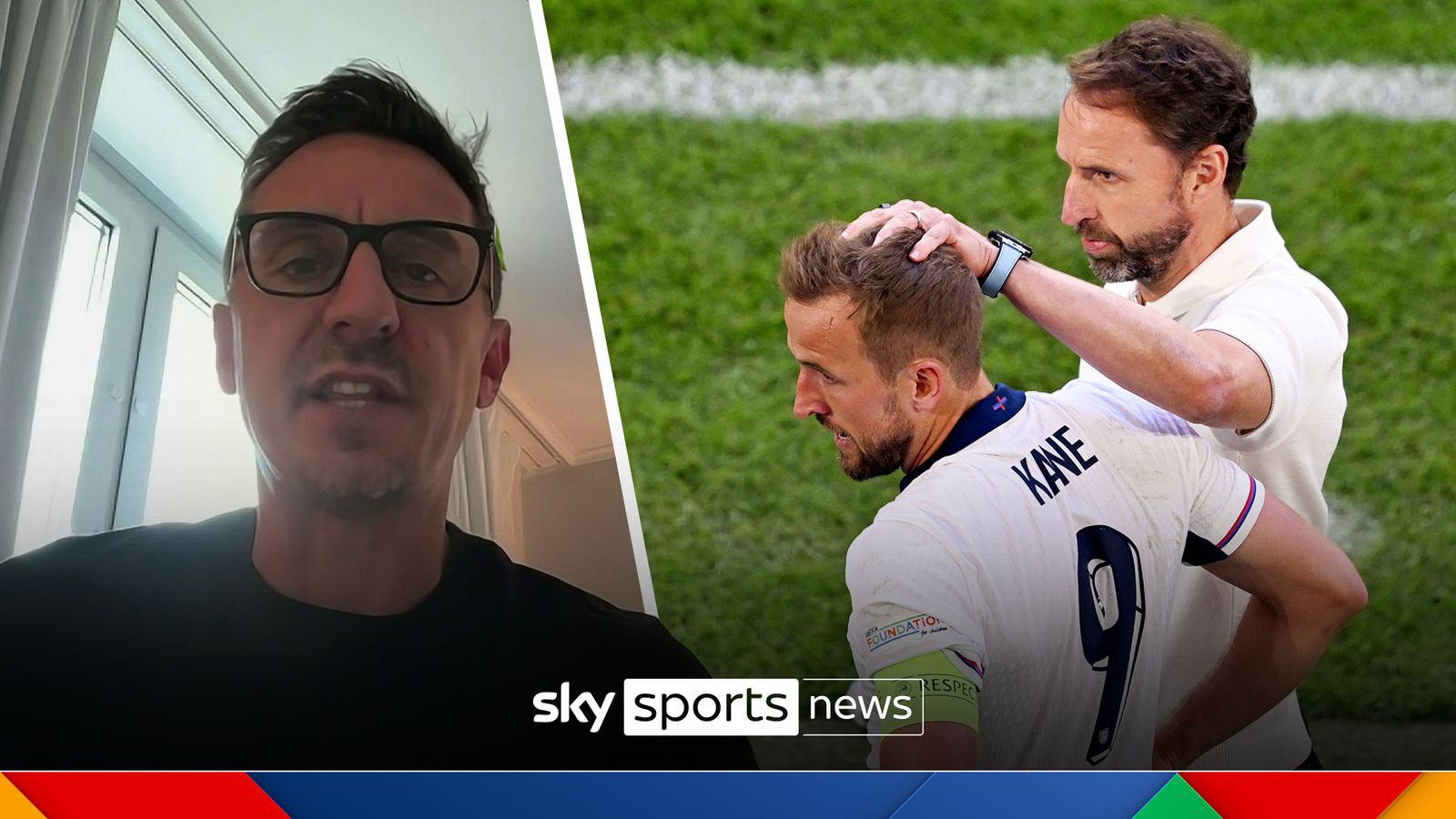 Gary Neville: Harry Kane not sharp but Gareth Southgate will stick with ...