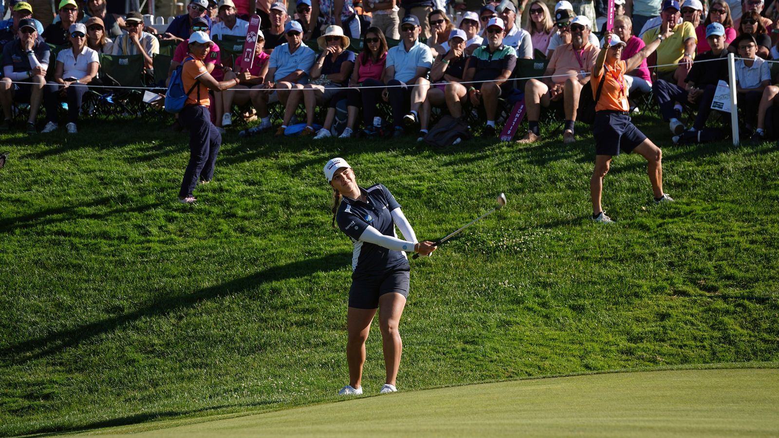 Evian Championship: Stephanie Kyriacou holds one-shot lead as Gemma ...