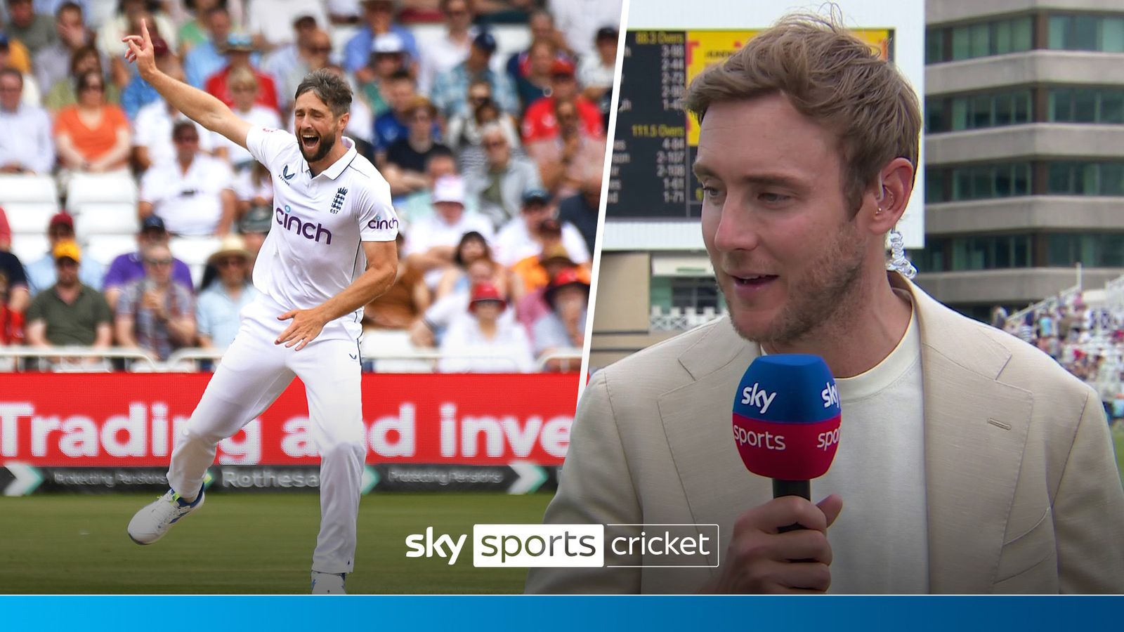 Stuart Broad reveals secret behind Chris Woakes' improved performance ...