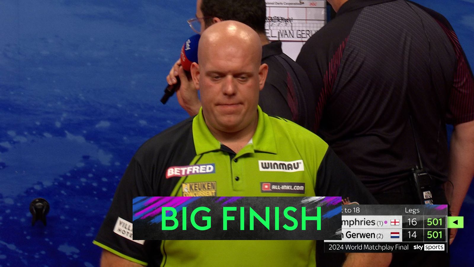 Michael van Gerwen fights back in final with huge 160 finish | Darts ...