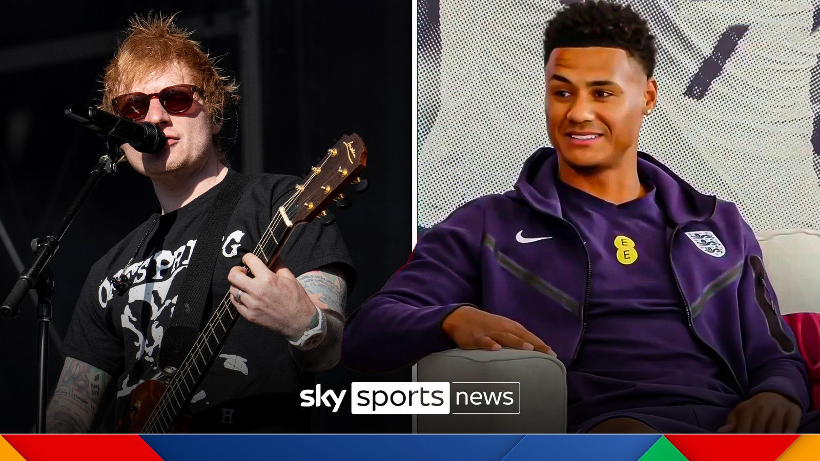 Ollie Watkins embarrasses himself in front of Ed Sheeran! | Football ...