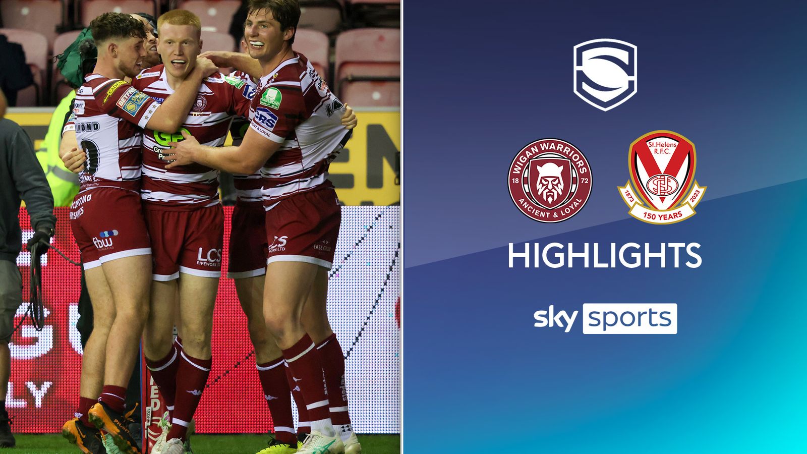 Wigan Warriors 16-12 St Helens: Zach Eckersley effort earns Warriors ...