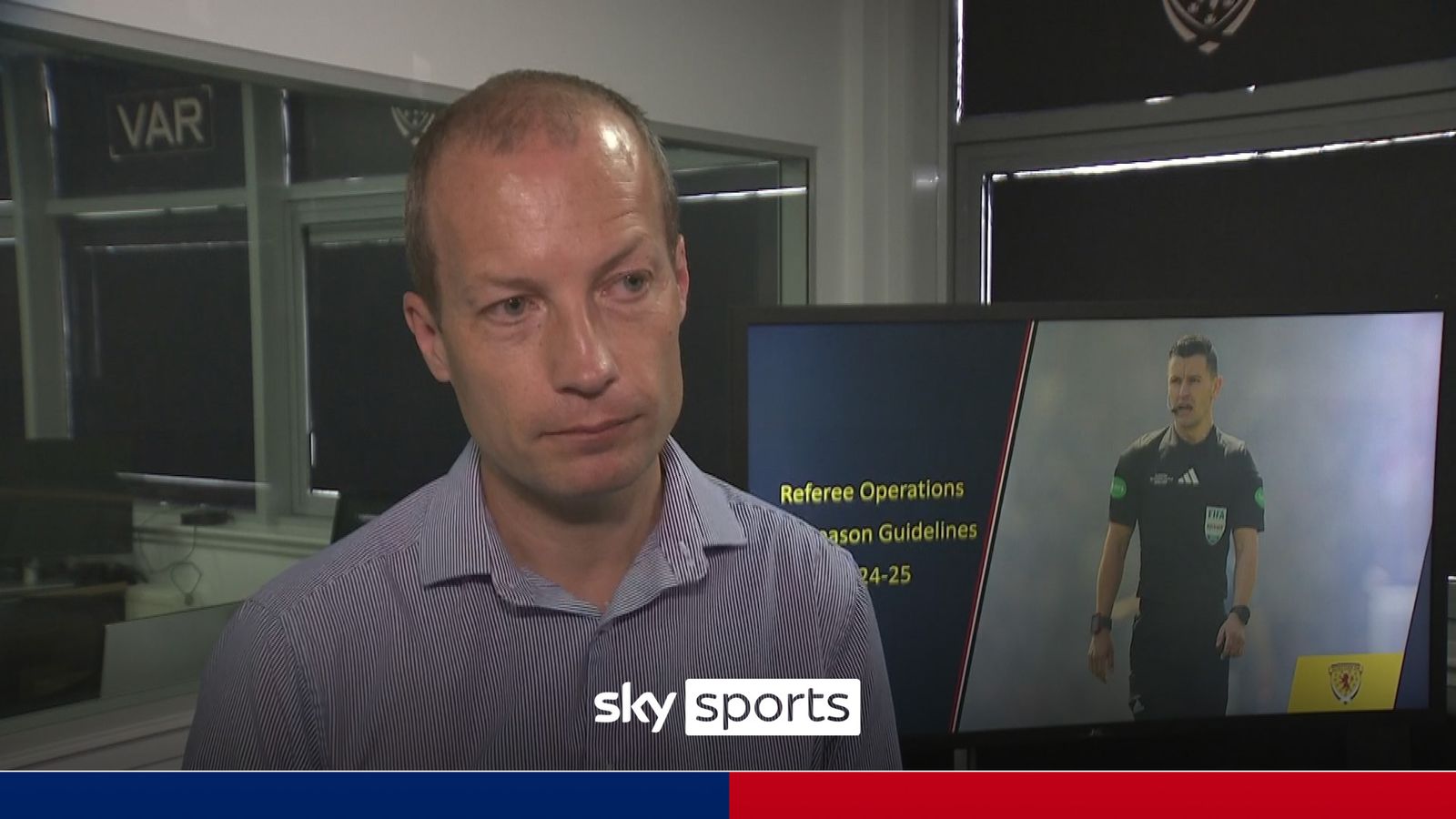 SFA Head of Refereeing Willie Collum open to in-stadium communications ...