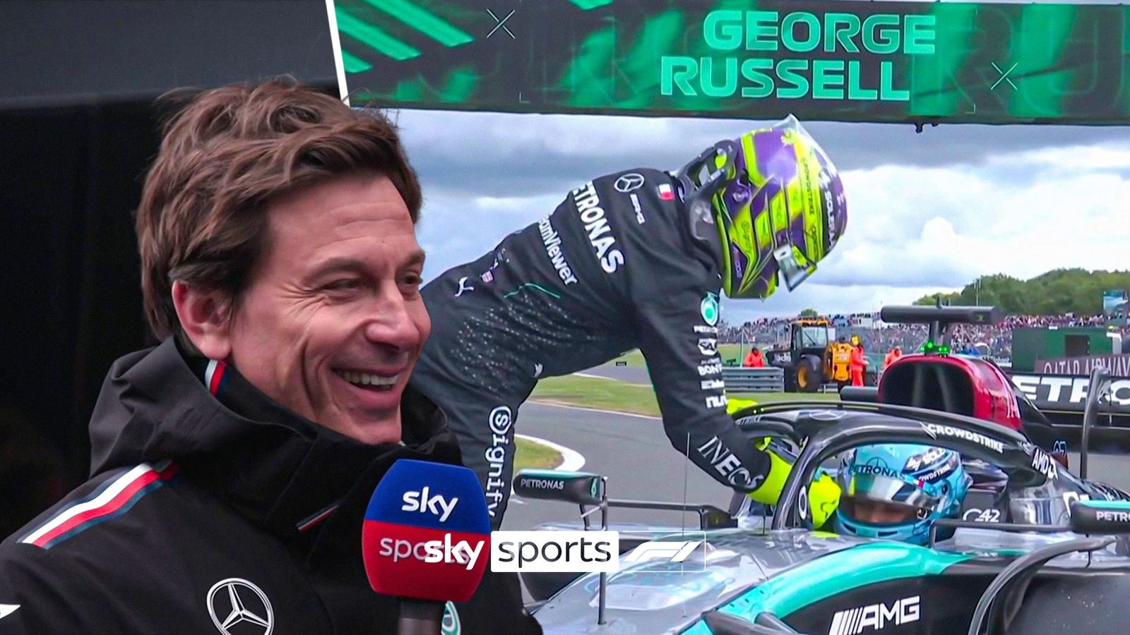 British GP: Toto Wolff hails 'incredible' Mercedes front row lock-out ...