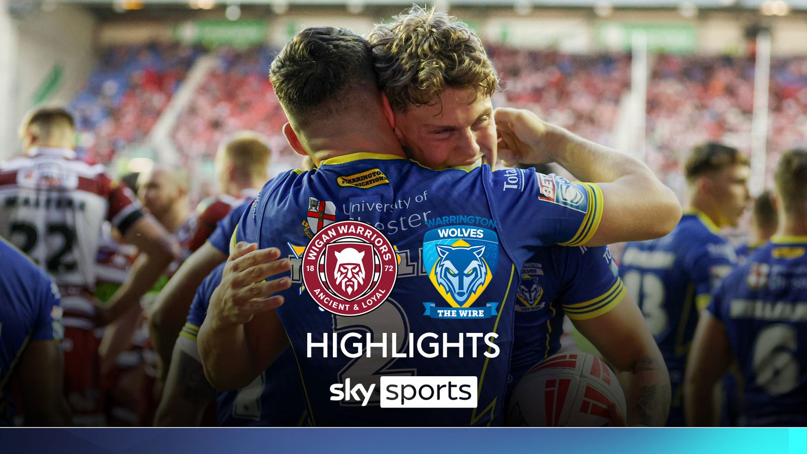 Wigan Warriors 4-40 Warrington Wolves | Super League highlights | Rugby ...