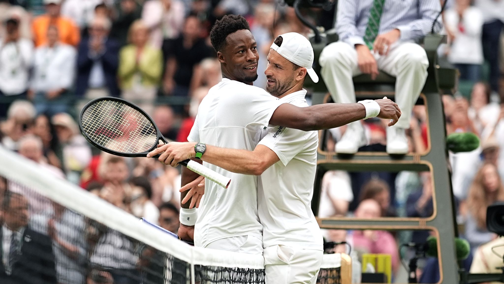 Wimbledon: Carlos Alcaraz repels Frances Tiafoe in five sets and Jannik Sinner sails into fourth ...