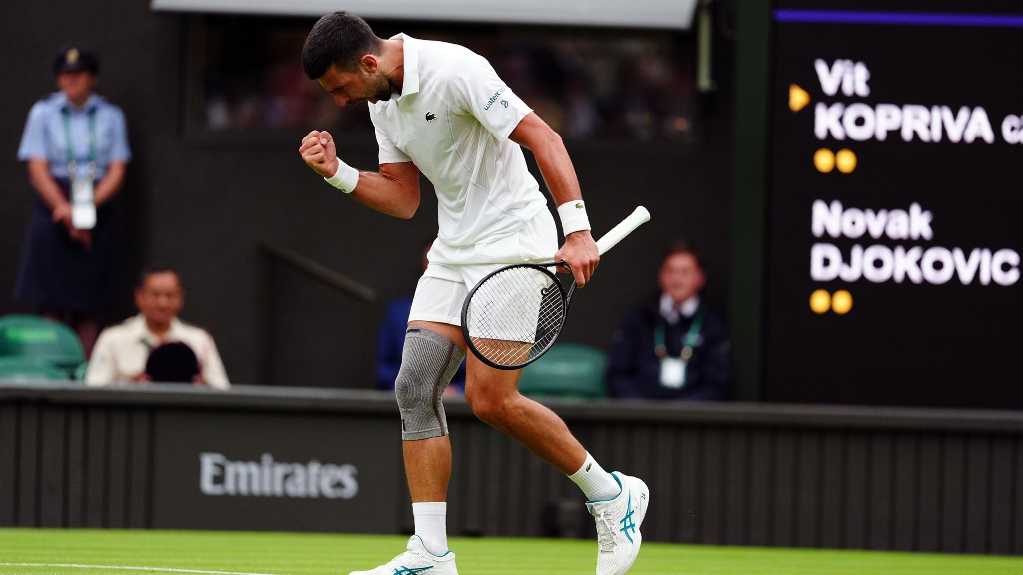 Wimbledon: Novak Djokovic eases to first-round victory over Vit Kopriva ...