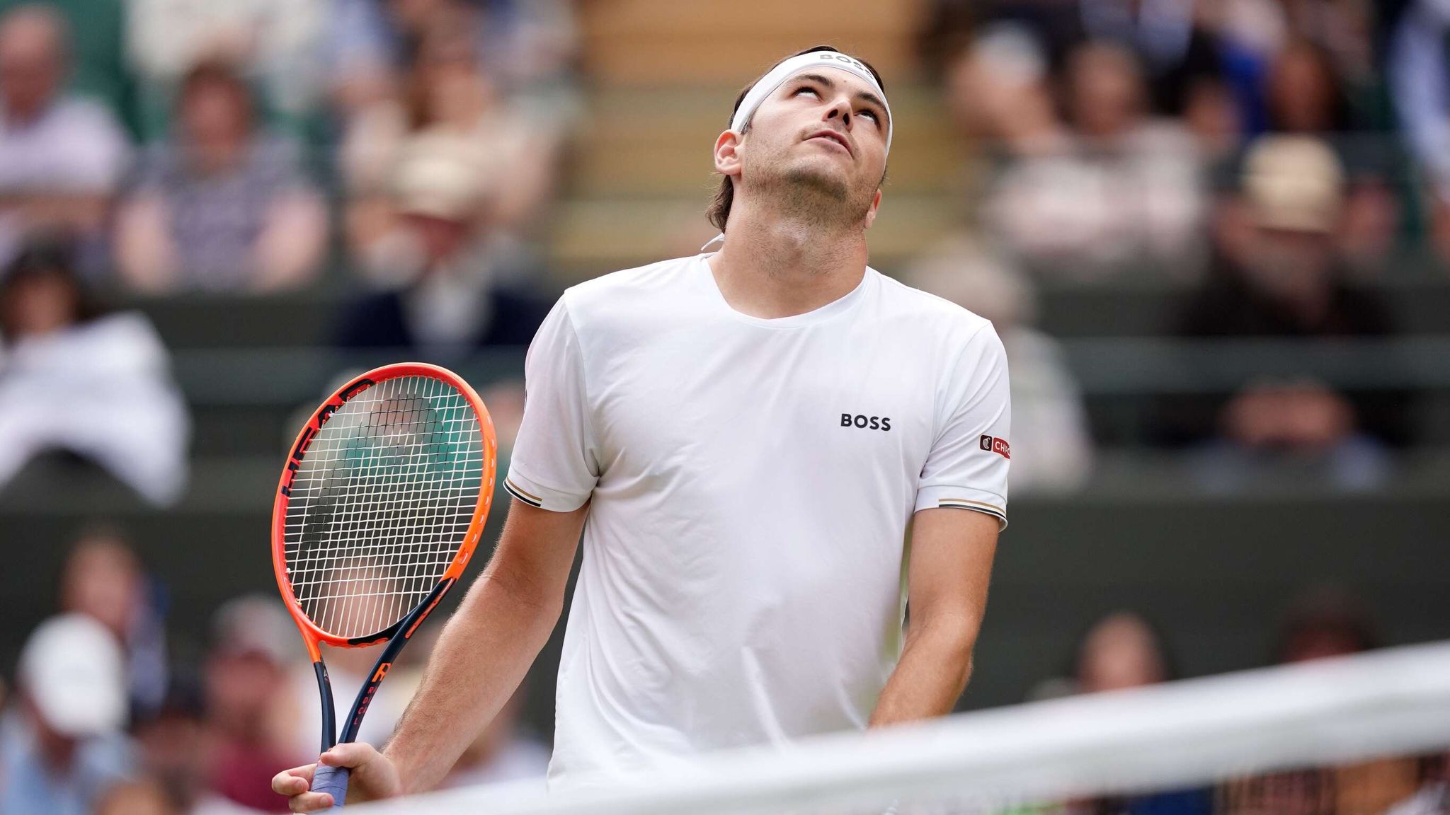 Wimbledon: Lorenzo Musetti fights back to beat Taylor Fritz and set up ...