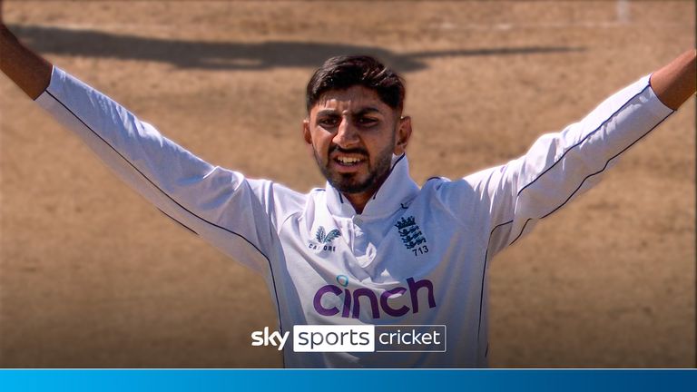 Shoaib Bashir dismisses Alick Athanaze in perfect start to day three ...