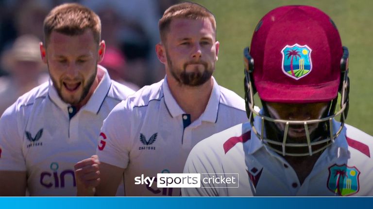 'Outstanding!' | West Indies captain Kraigg Brathwaite bounced out by ...