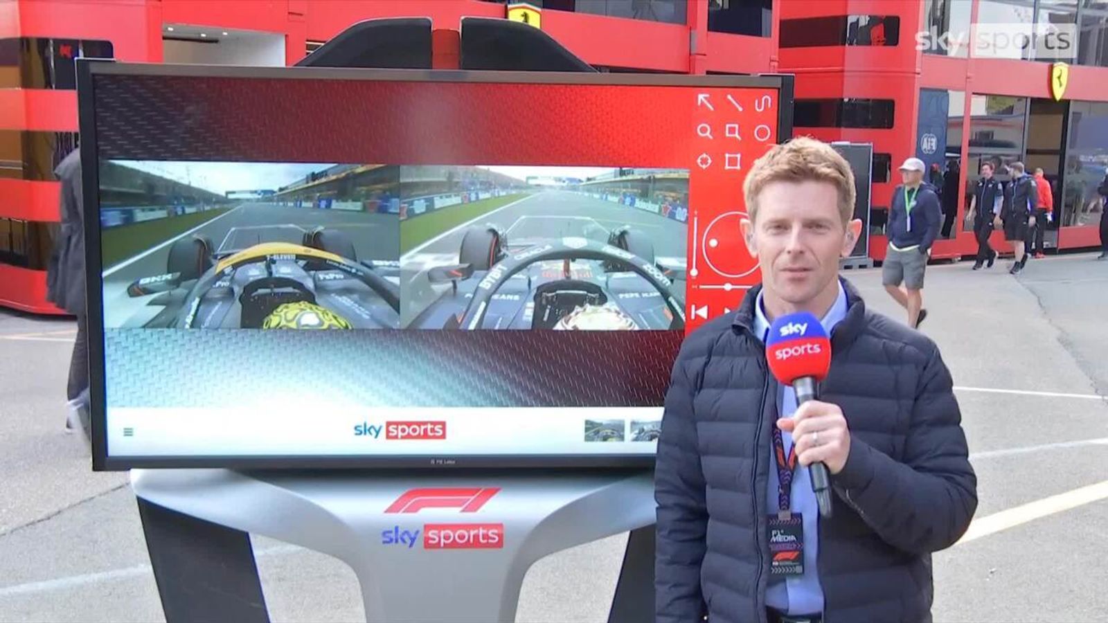 Lando Norris vs Max Verstappen | Ghost Car comparison | F1 News | Sky ...