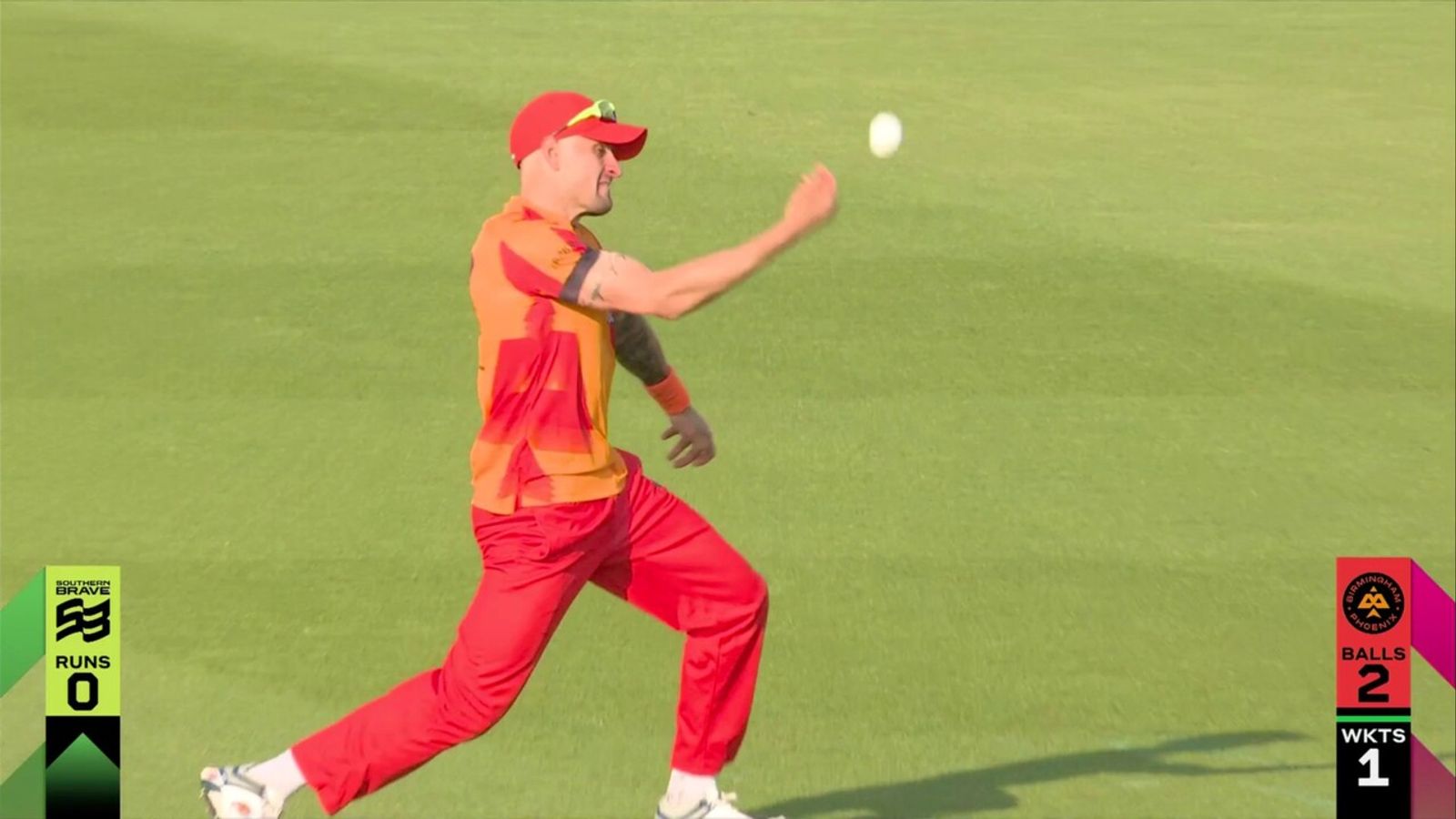 Benny Howell takes a blinder of a catch as Birmingham Phoenix strike ...