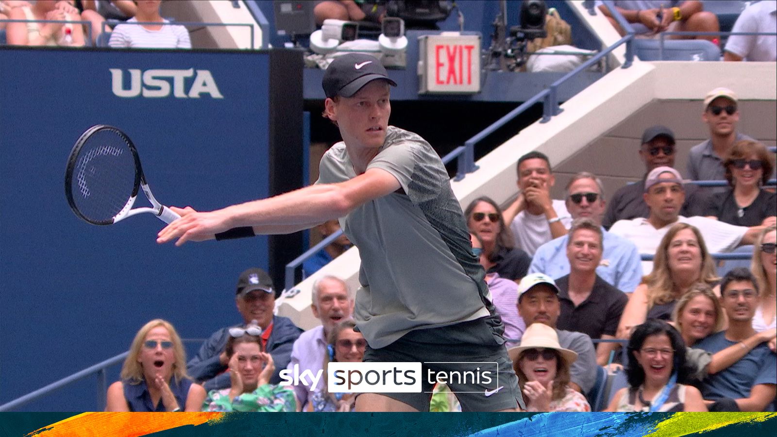 US Open: Jannik Sinner produces spectacular returns in astonishing rally with Christopher O ...