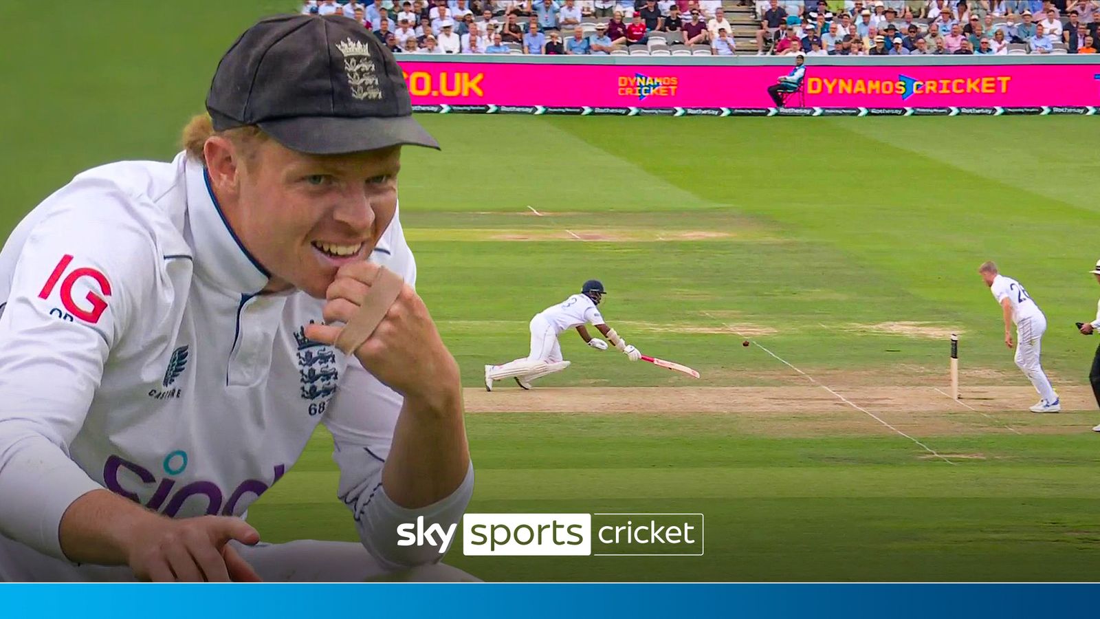 Ollie Pope produces stunning direct run-out against Lahiru Kumara ...
