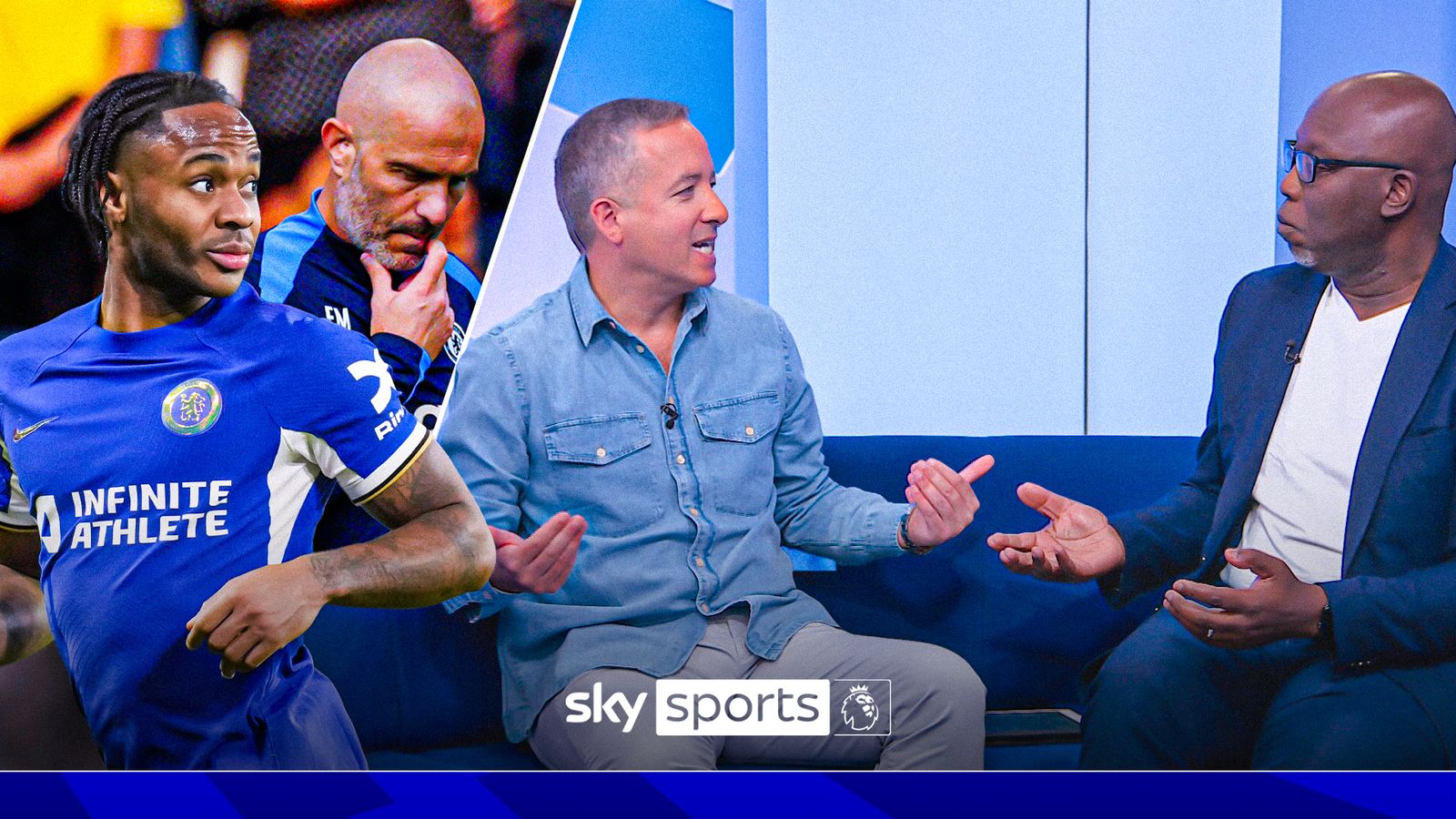 Jadon Sancho and Raheem Sterling: Chelsea and Man Utd in talks over separate transfers ...