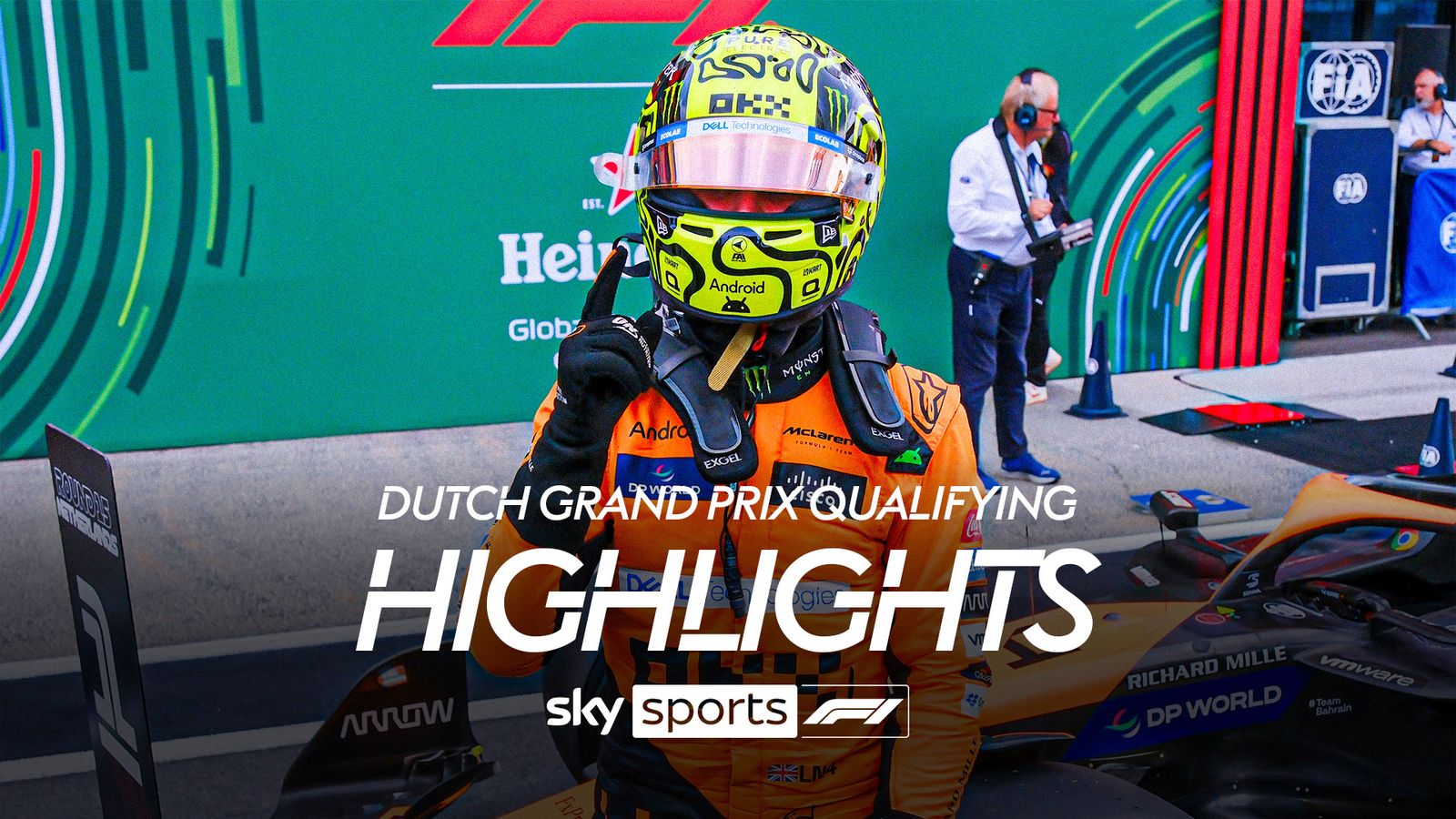 Dutch GP Qualifying: Lando Norris beats Max Verstappen to pole with stunning lap for McLaren at ...
