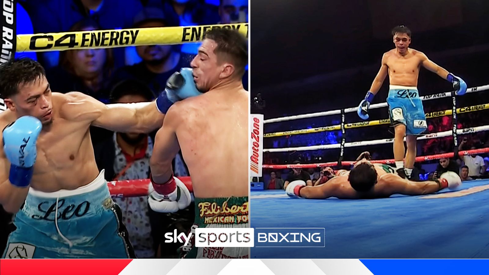 KO of the year contender! Angelo Leo wins world title with HUGE left ...