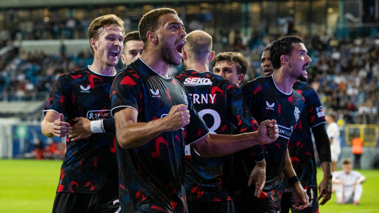 Dynamo Kyiv 1-1 Rangers: Cyriel Dessers' injury-time equaliser gives ...