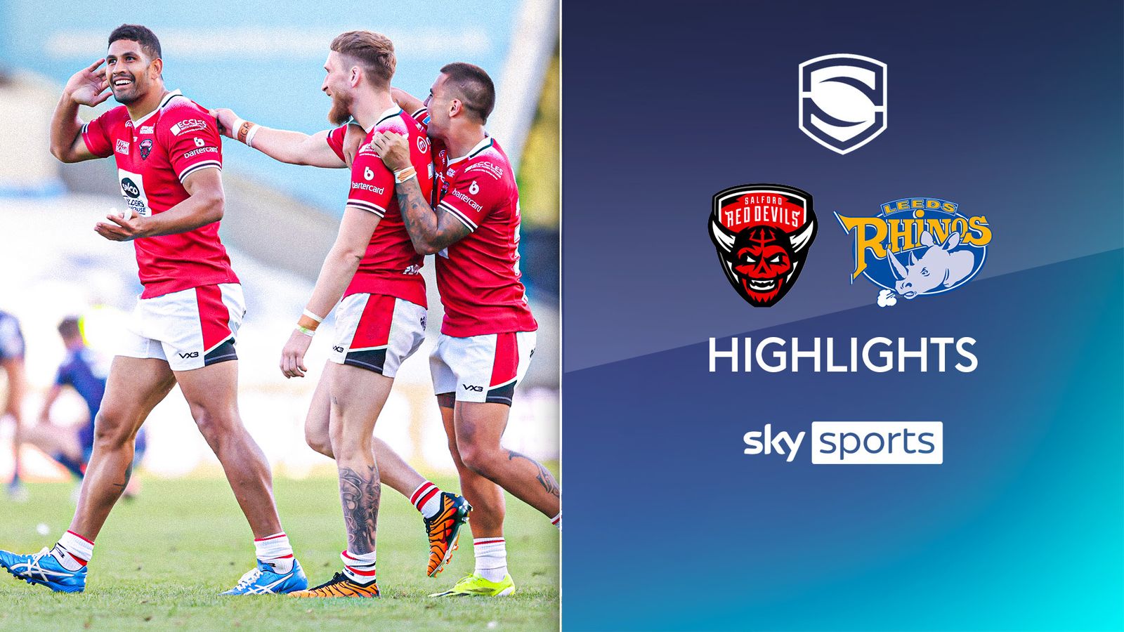 Salford Red Devils 22-16 Leeds Rhinos | Super League highlights | Rugby League News | Sky Sports