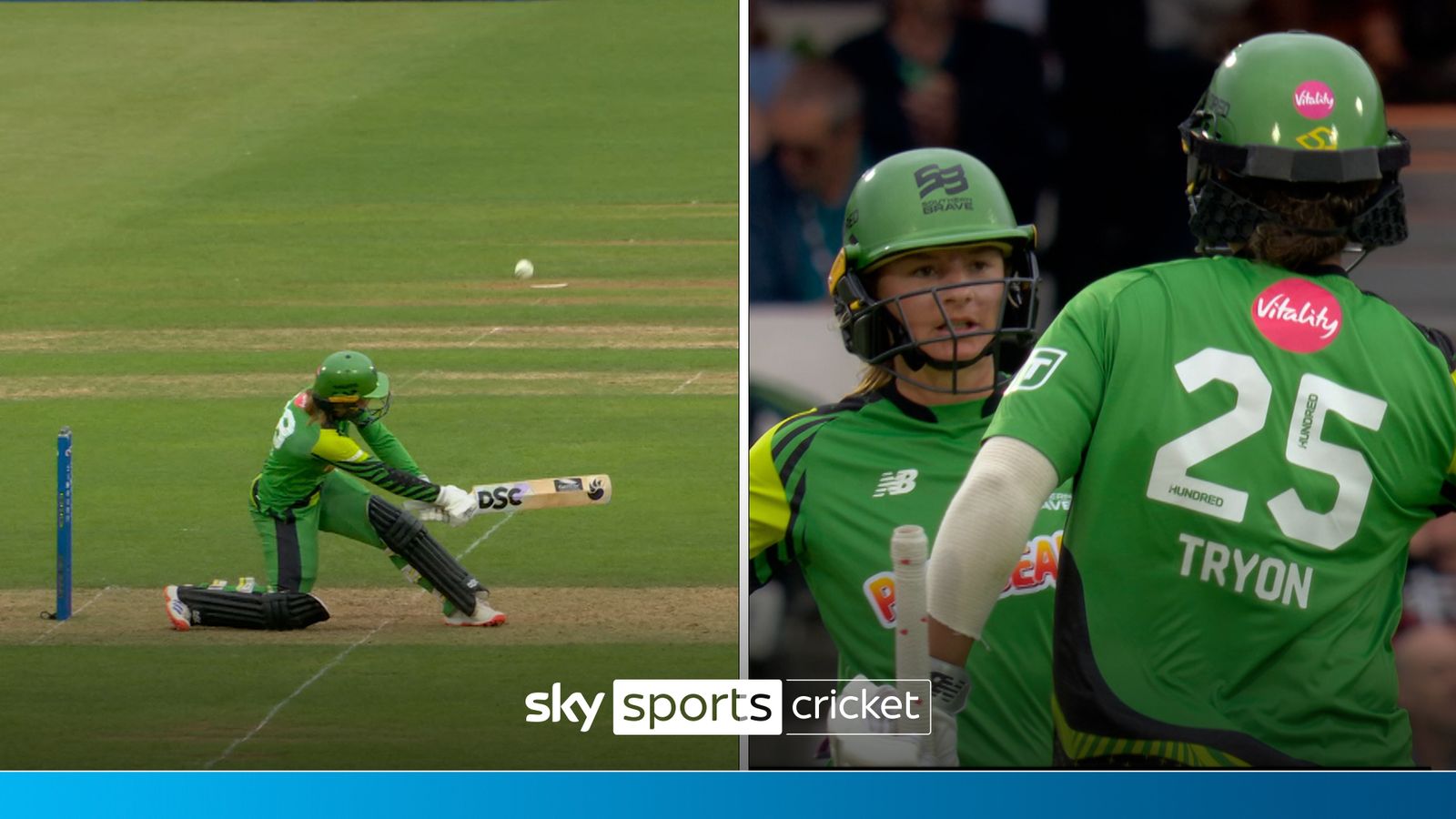 Danni Wyatt wins it for the Brave with a six off the penultimate ball ...
