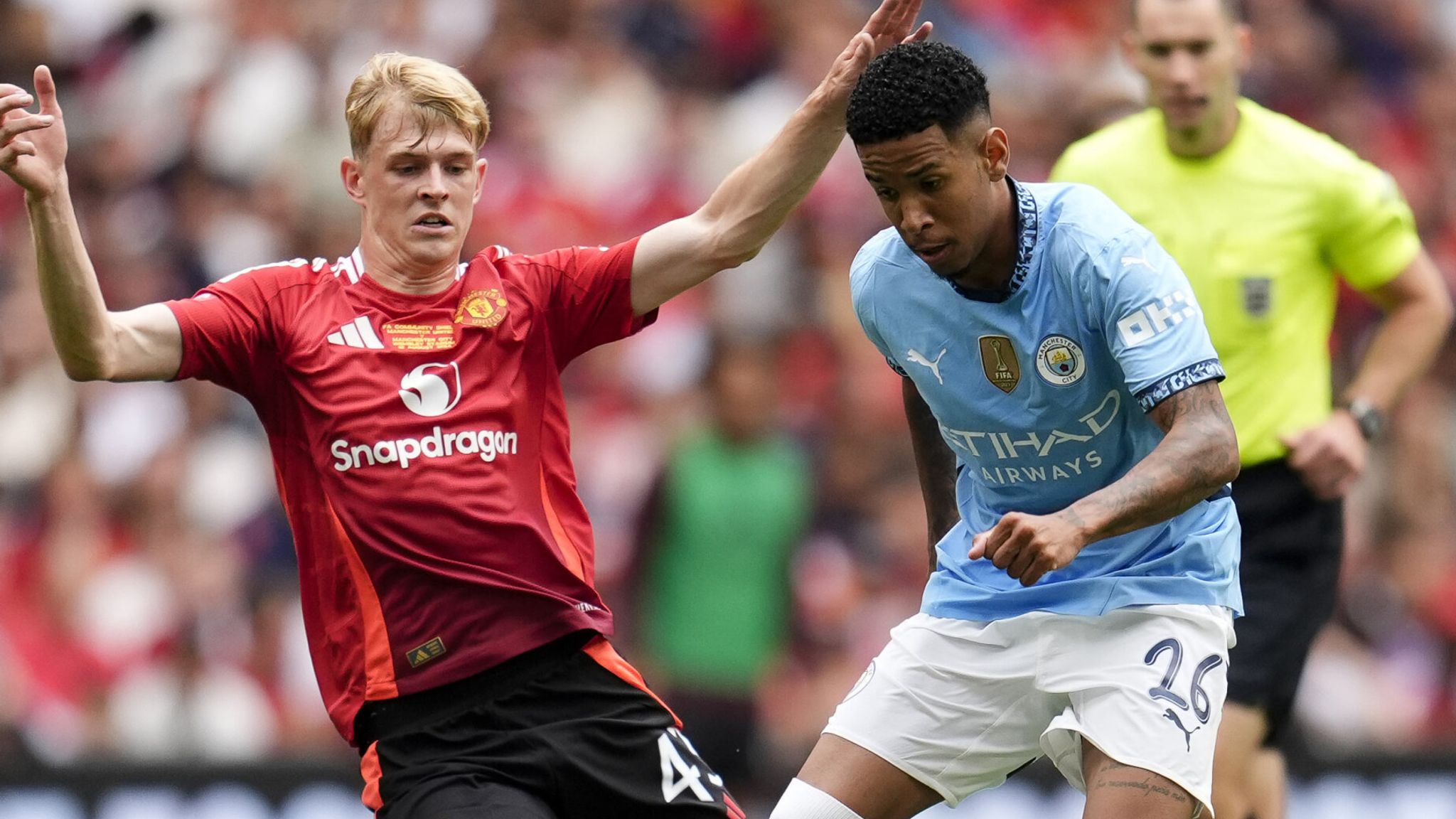 Man City 1-1 Man Utd (7-6 on pens): Manuel Akanji converts winning spot ...