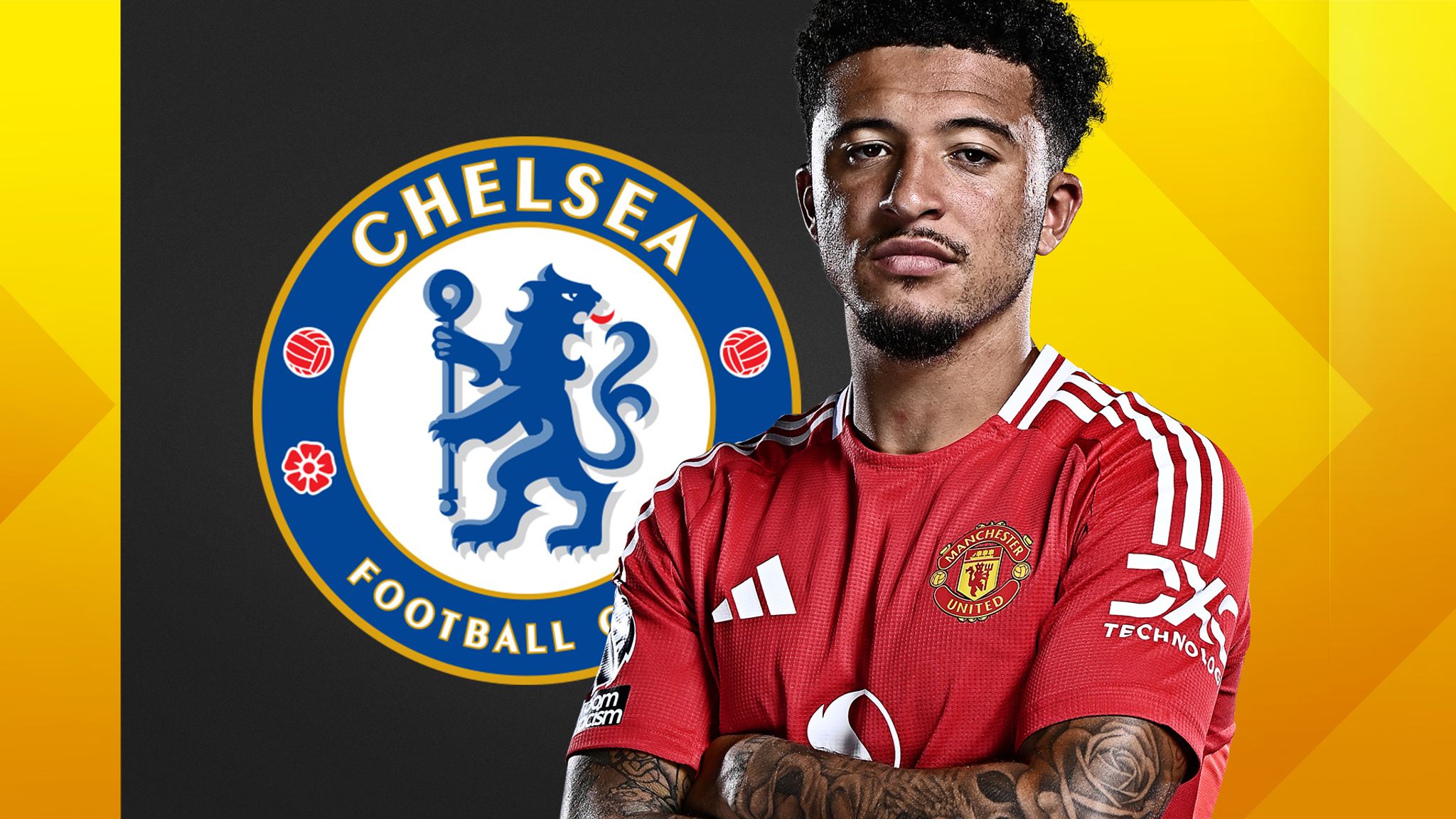 Jadon Sancho: Chelsea make Deadline Day loan signing of Manchester United forward | Football ...