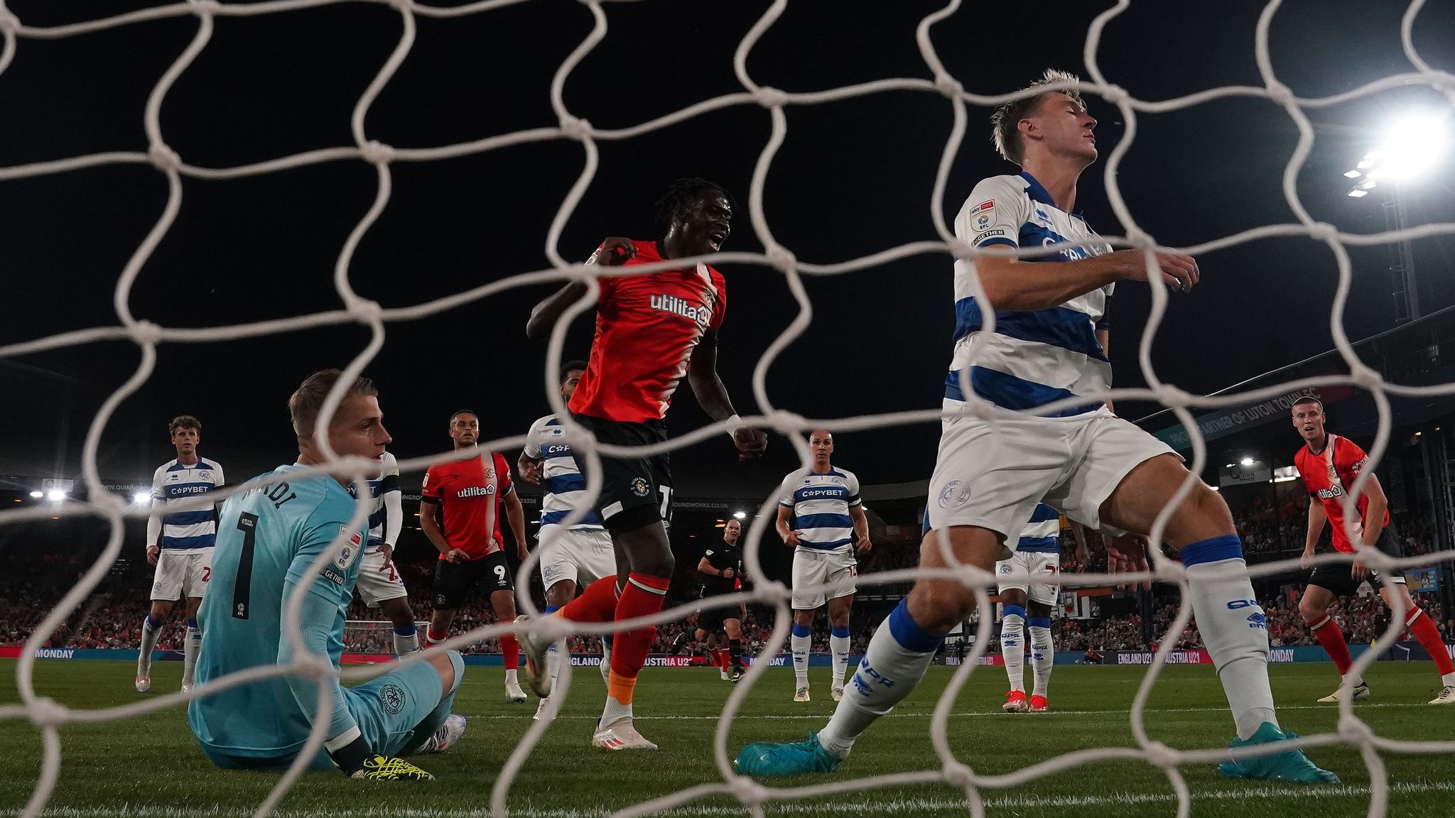 Luton 1-2 QPR: Nicolas Madsen and Michael Frey give visitors victory at winless Hatters ...