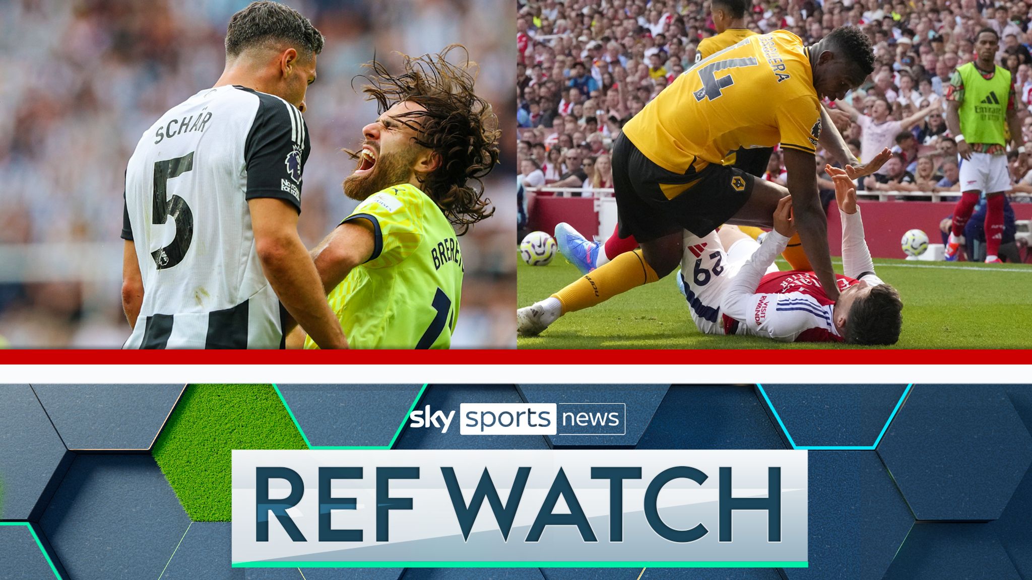 Ref Watch: Dermot Gallagher assesses Premier League incidents at Arsenal, Newcastle, Everton and ...