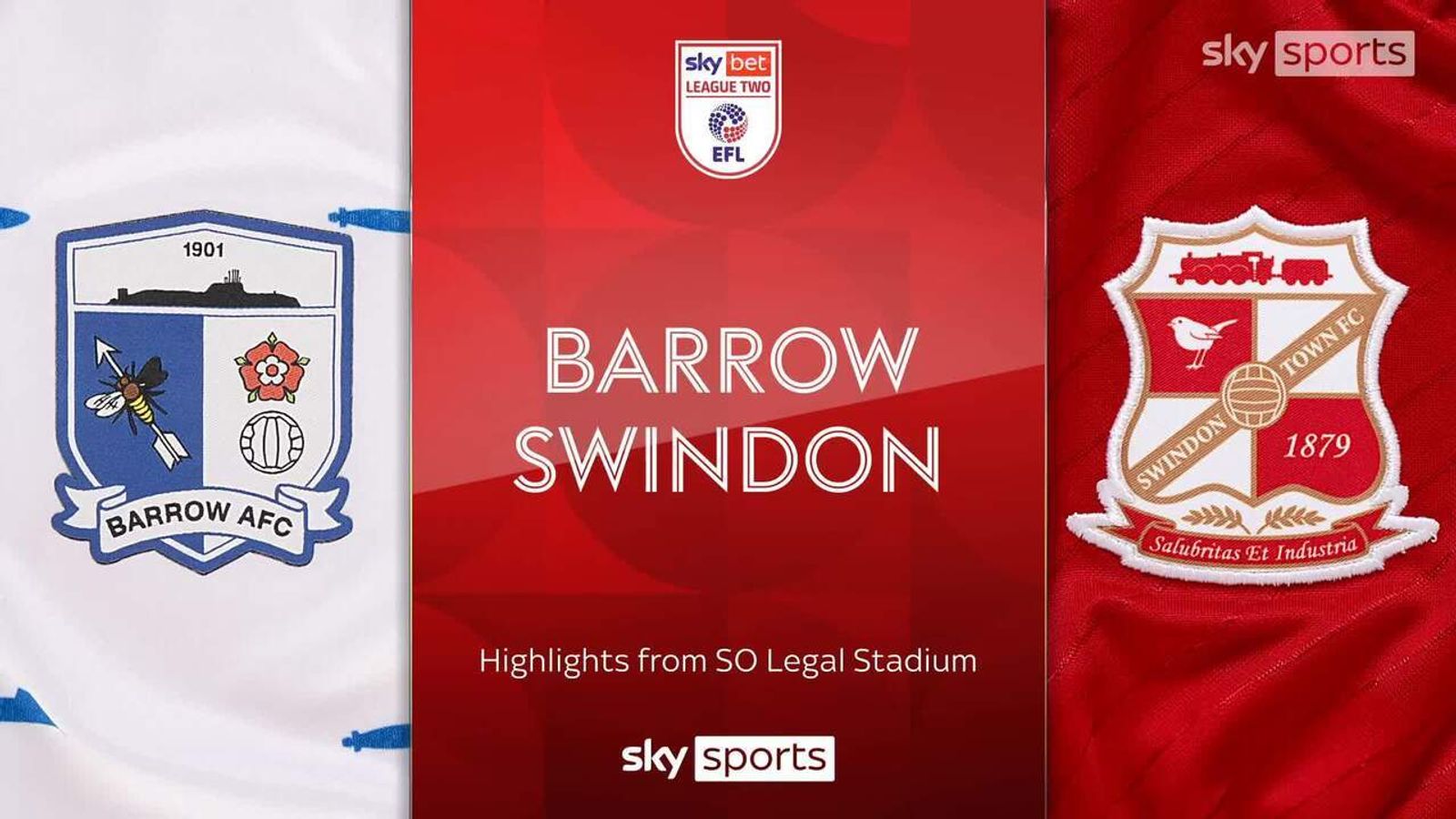 Barrow 1-1 Swindon: Defender Rory Feely plays in goal for home side and ...