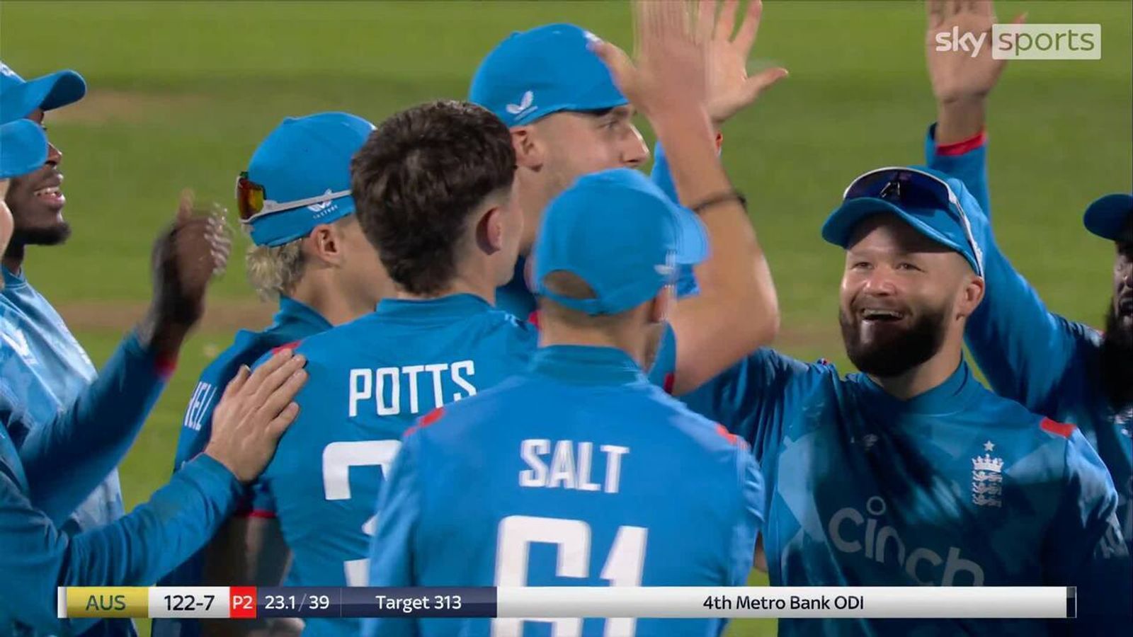 England Cricket: Matthew Potts strikes TWICE with two wickets in one ...