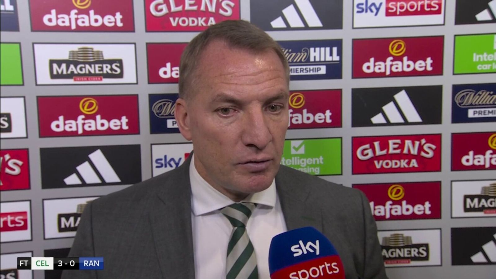 Brendan Rodgers full of praise for Celtic team after Old Firm derby win ...