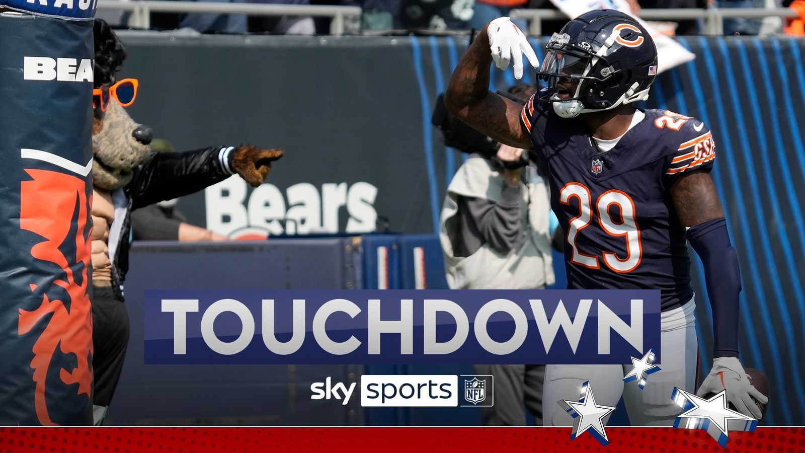 NFL: Tyrique Stevenson with superb interception touchdown as Chicago ...