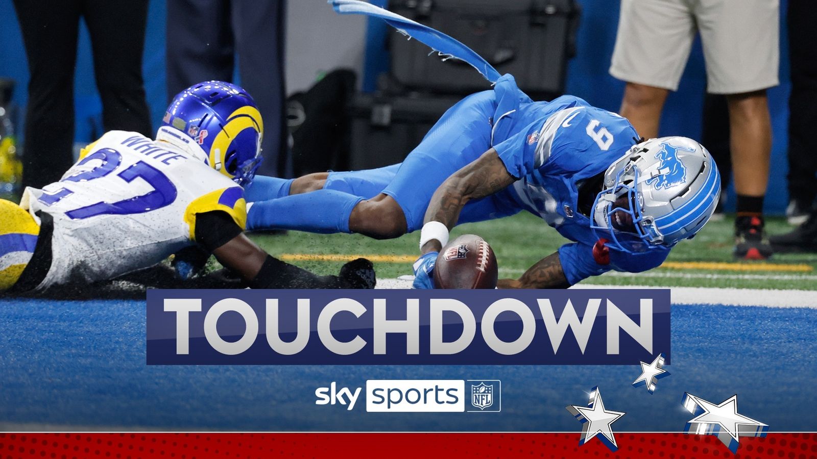 Jared Goff finds Jameson Williams with brilliant pass for 52-yard ...